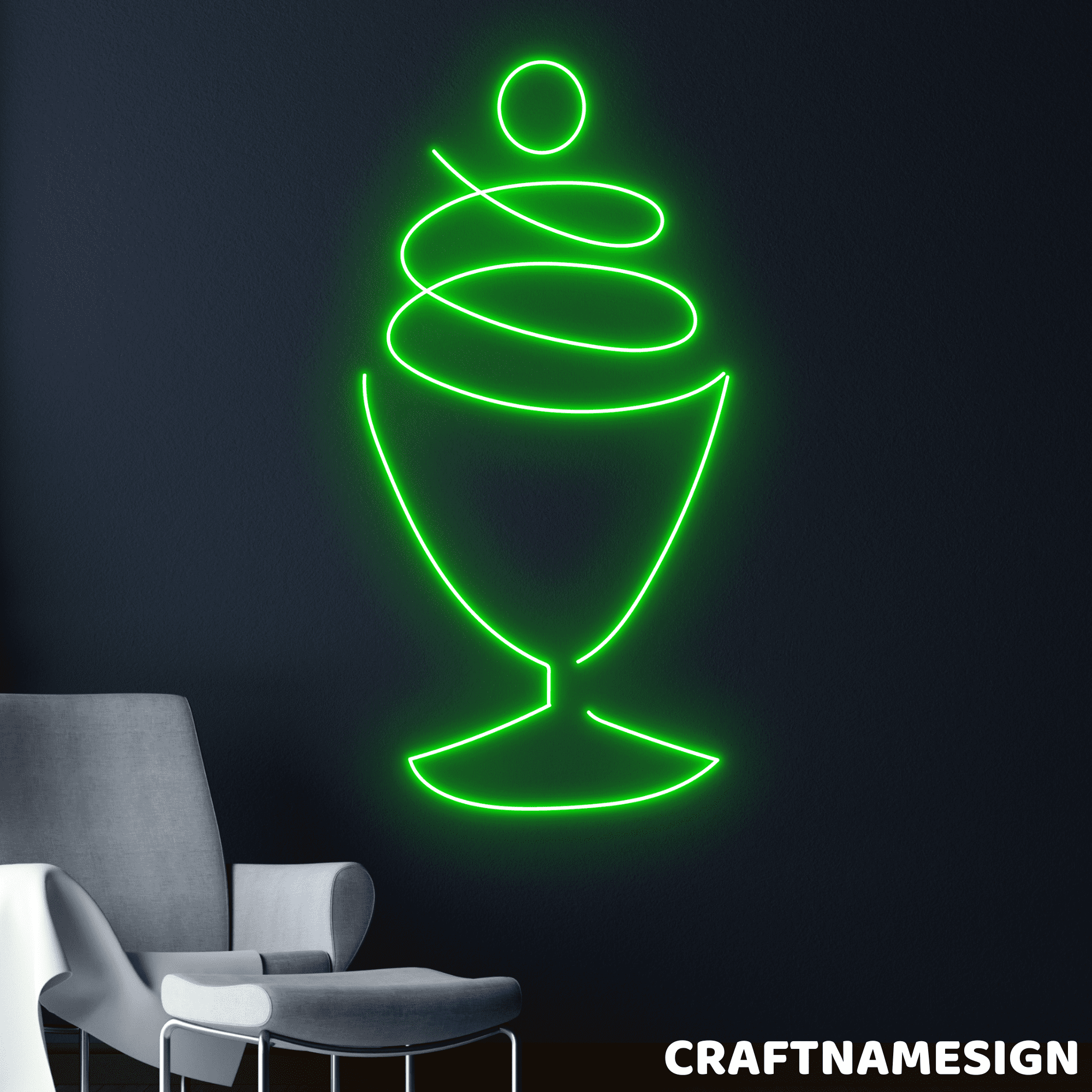 Craftnamesign Gelato Led Sign, Ice Cream Store Wall Decor, Ice Cream ...