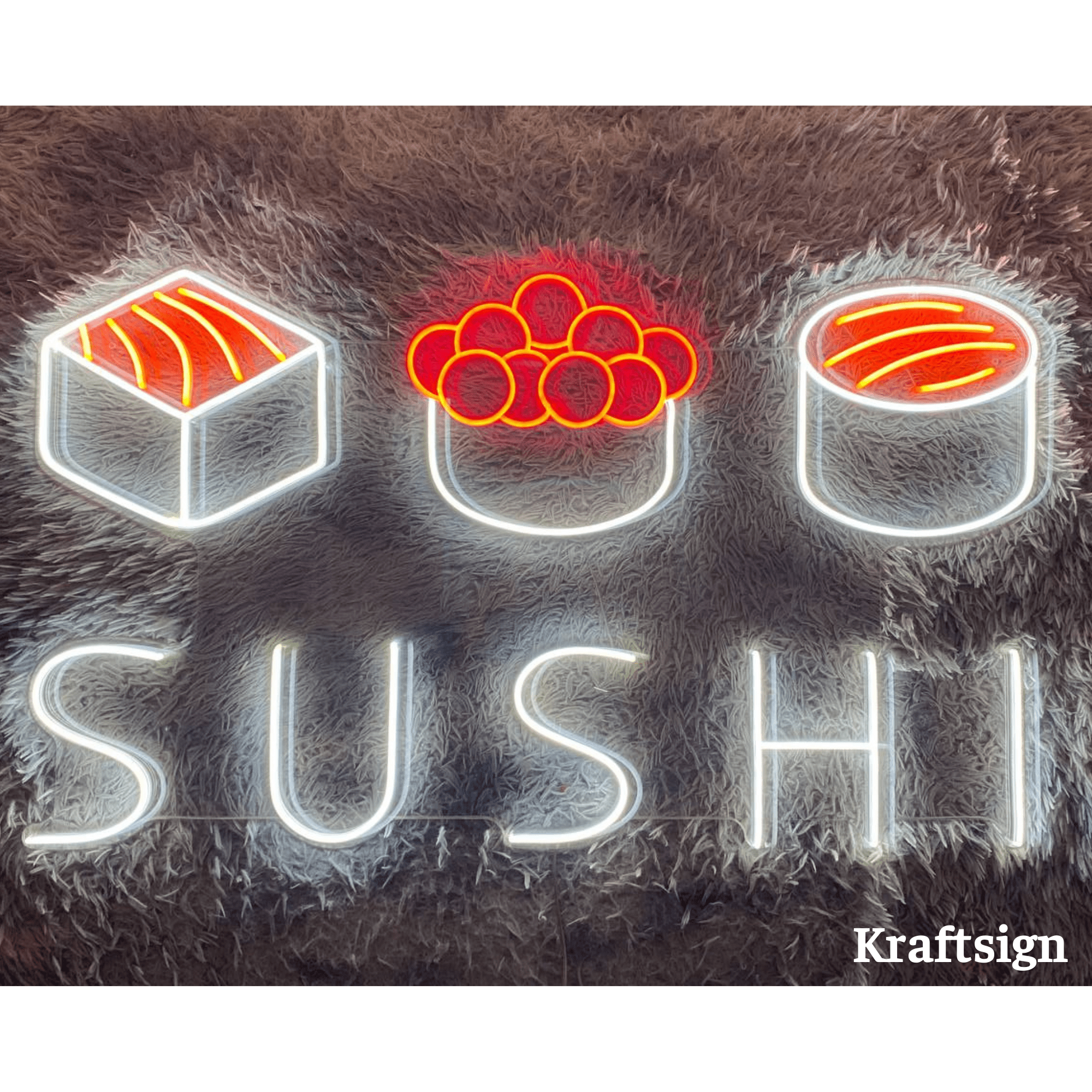 Craftnamesign Sushi Neon Sign, Sushi Restaurant Decor, Sushi LED ...