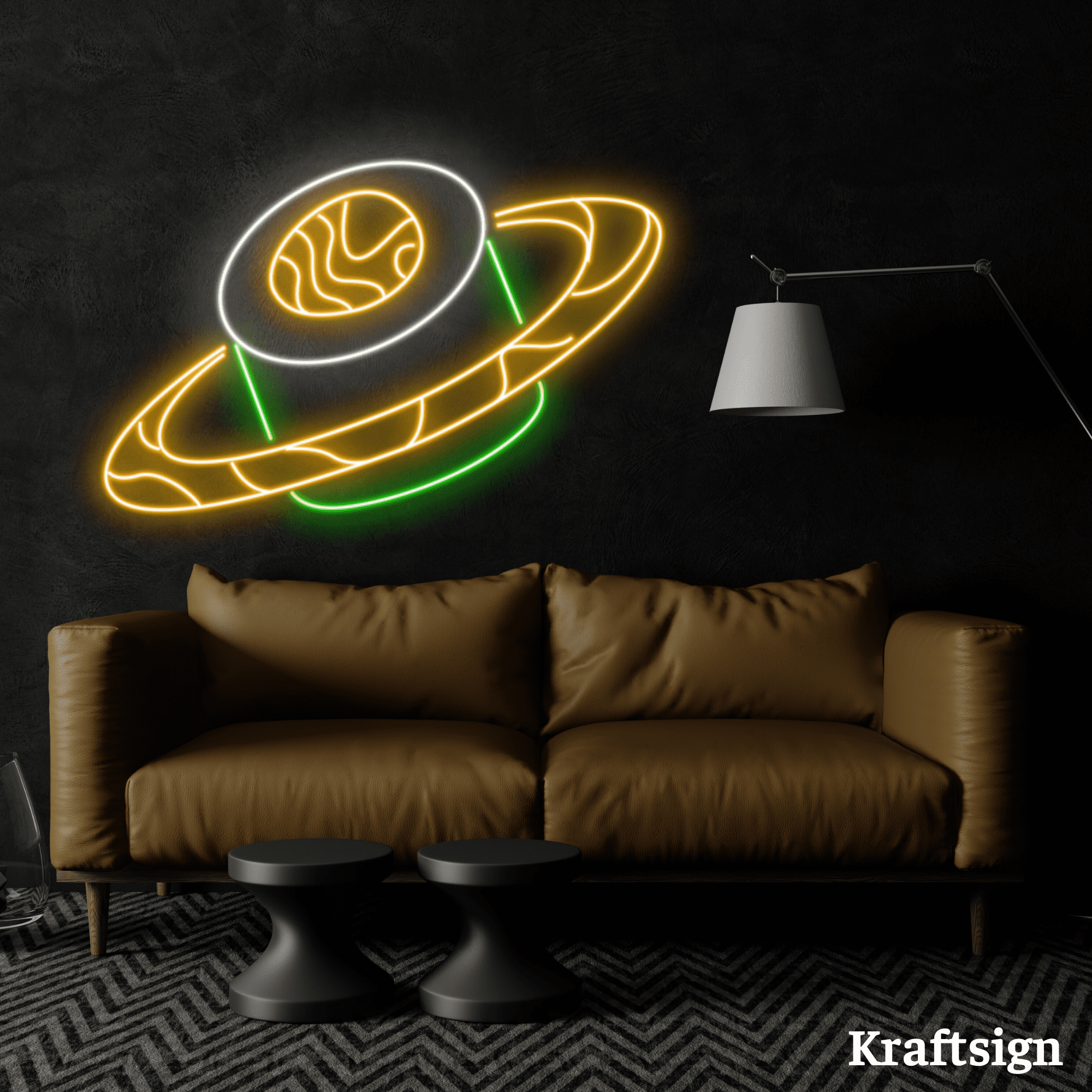 Craftnamesign Sushi Planet Neon Sign, Sushi Restaurant Decor, Sushi ...