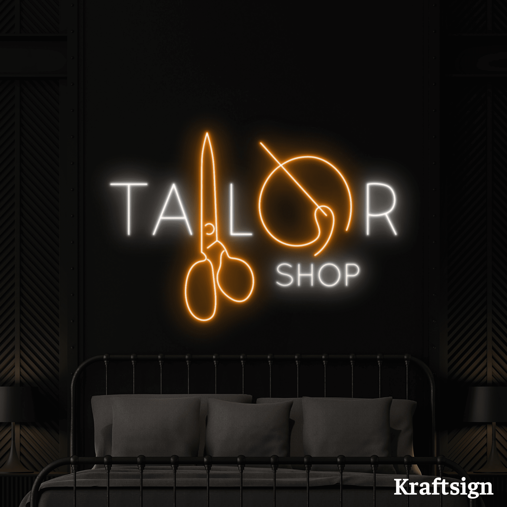 Craftnamesign Tailor Shop Neon Sign, Tailor Shop LED Signage, Shop ...