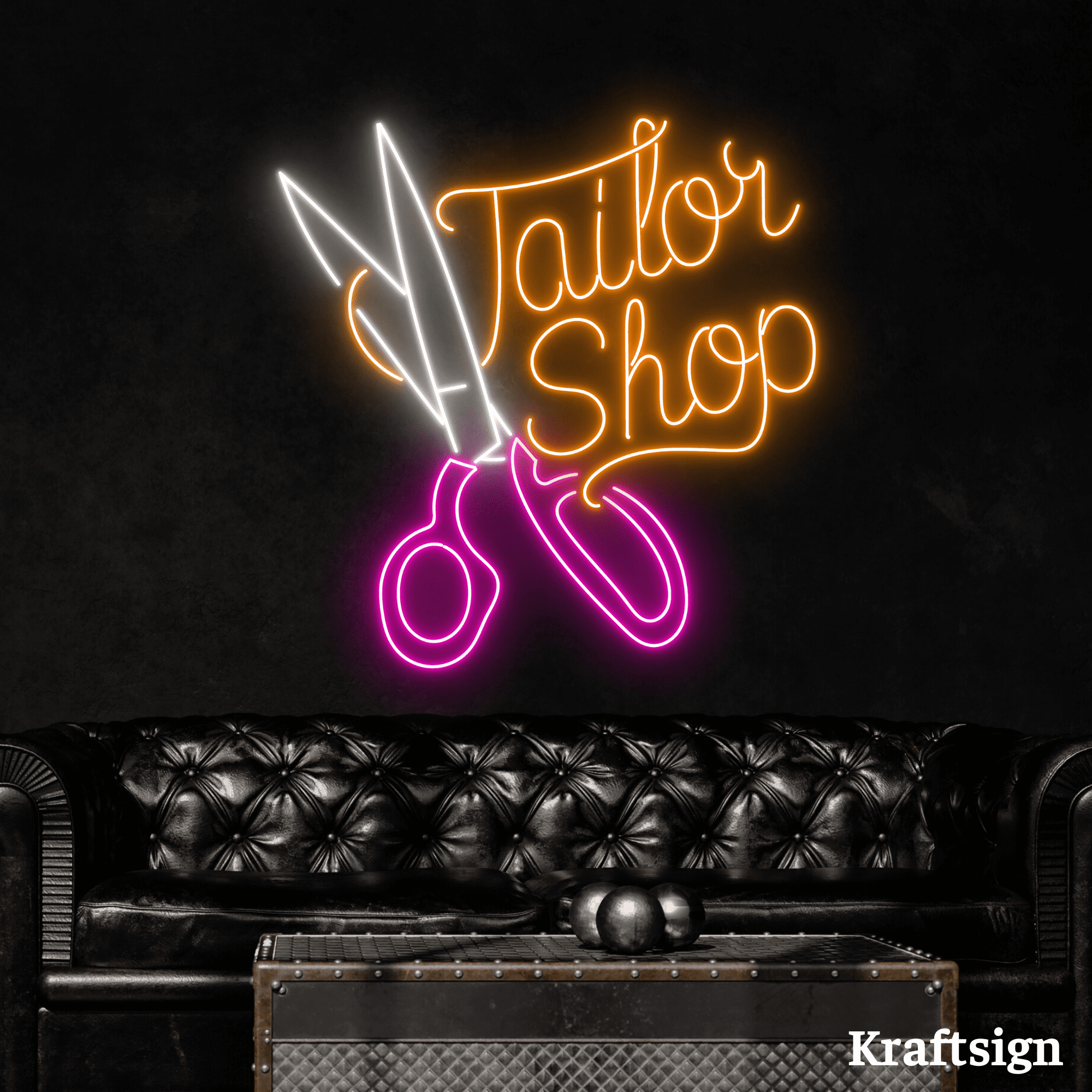 Craftnamesign Tailor Shop Neon Sign, Tailor Shop Wall Art, Tailor Decor ...