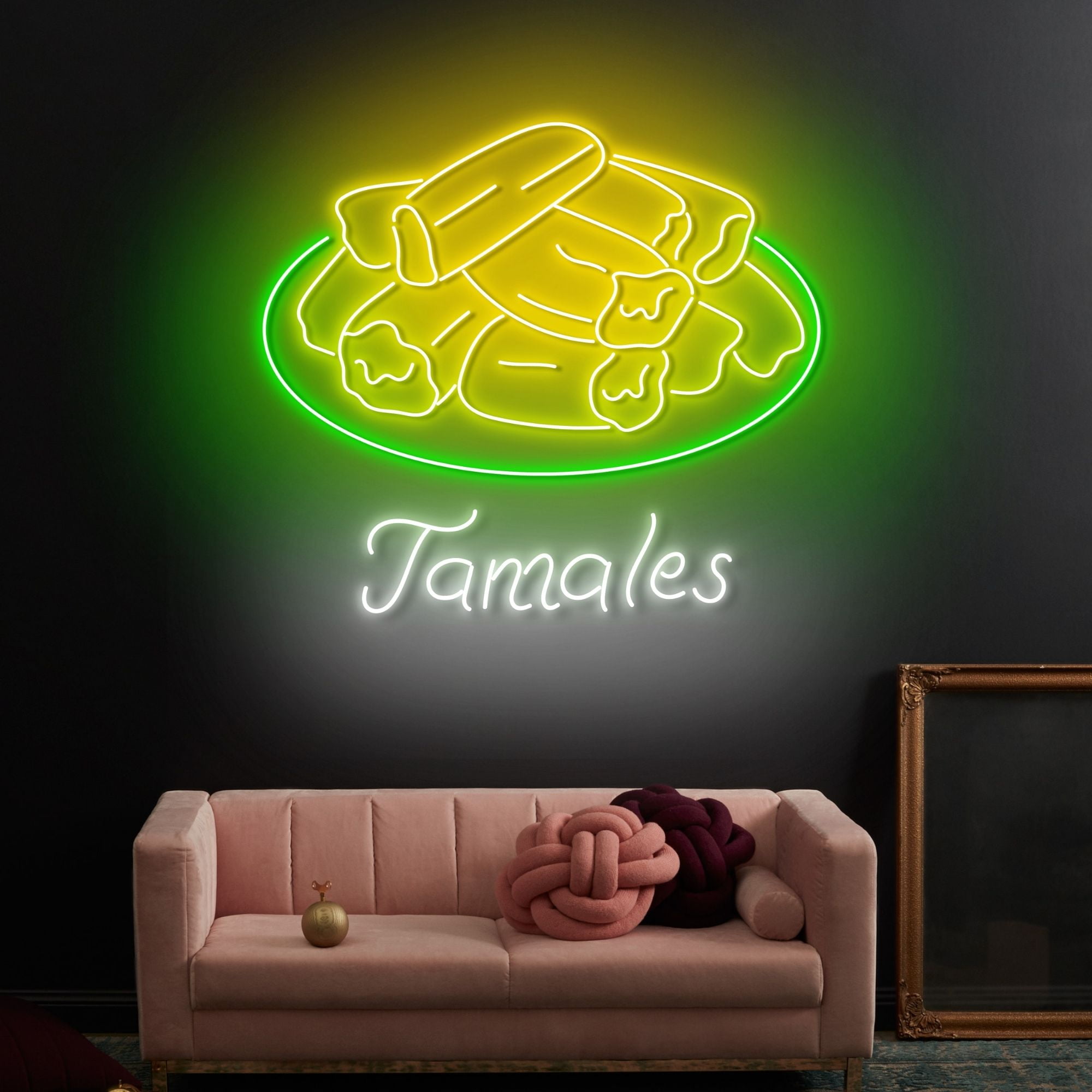 Craftnamesign Tamales Neon Light, Mexican Food Led Sign, Mexican ...