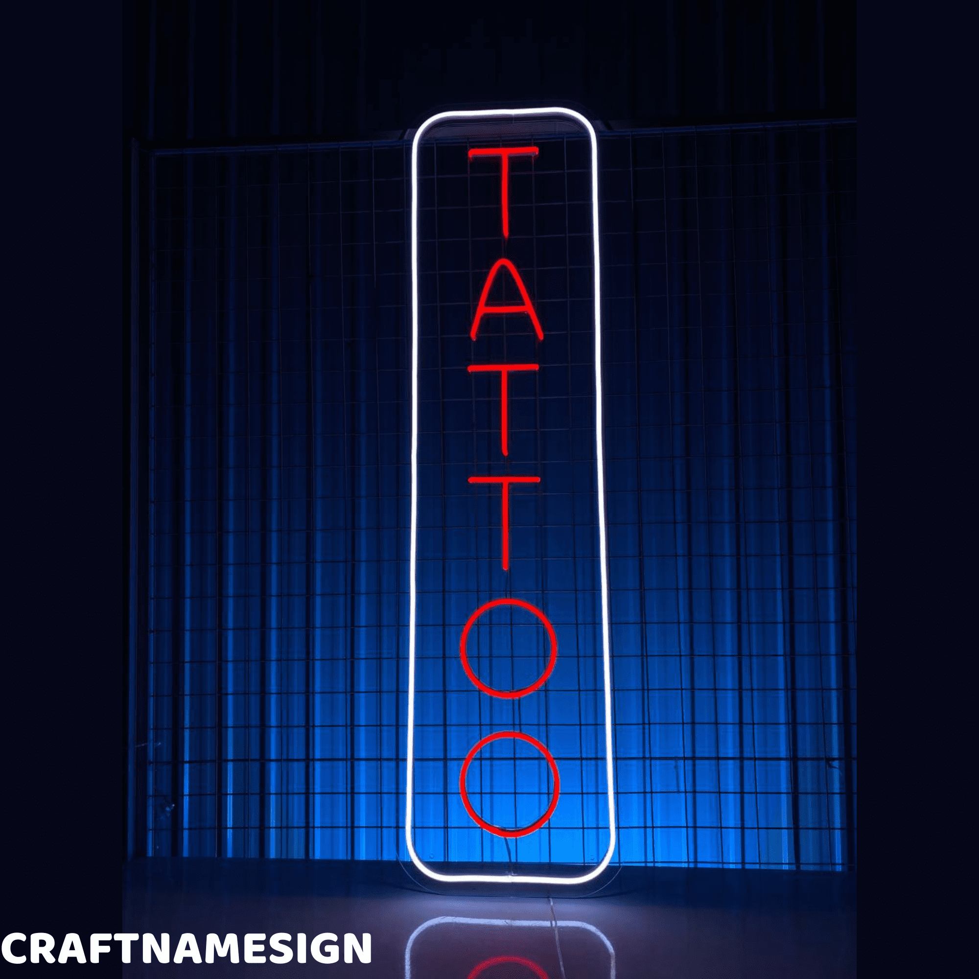 Craftnamesign Tattoo Neon sign, Store Logo Led Sign, Tattoo Studio Wall ...