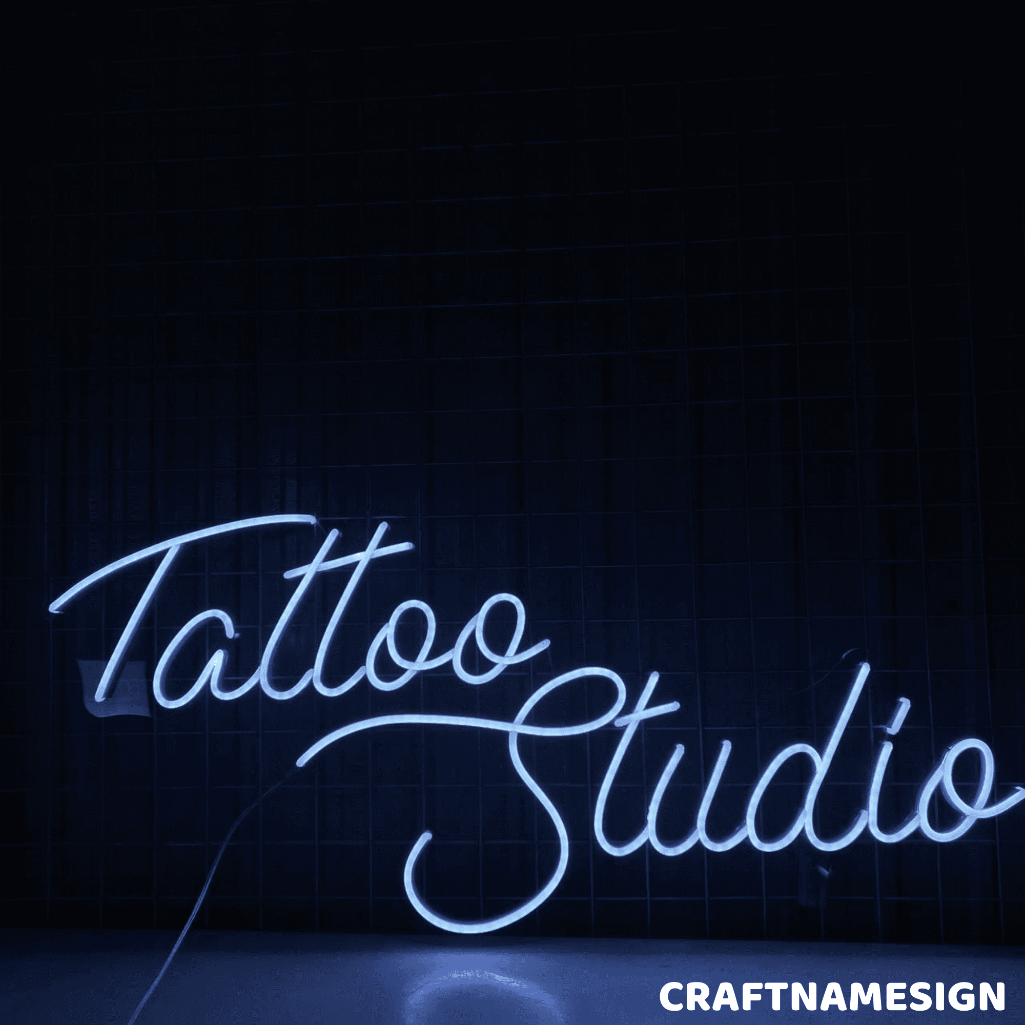 Craftnamesign Tattoo Studio Neon Light, Open Sign Wall Decor, Piercing ...