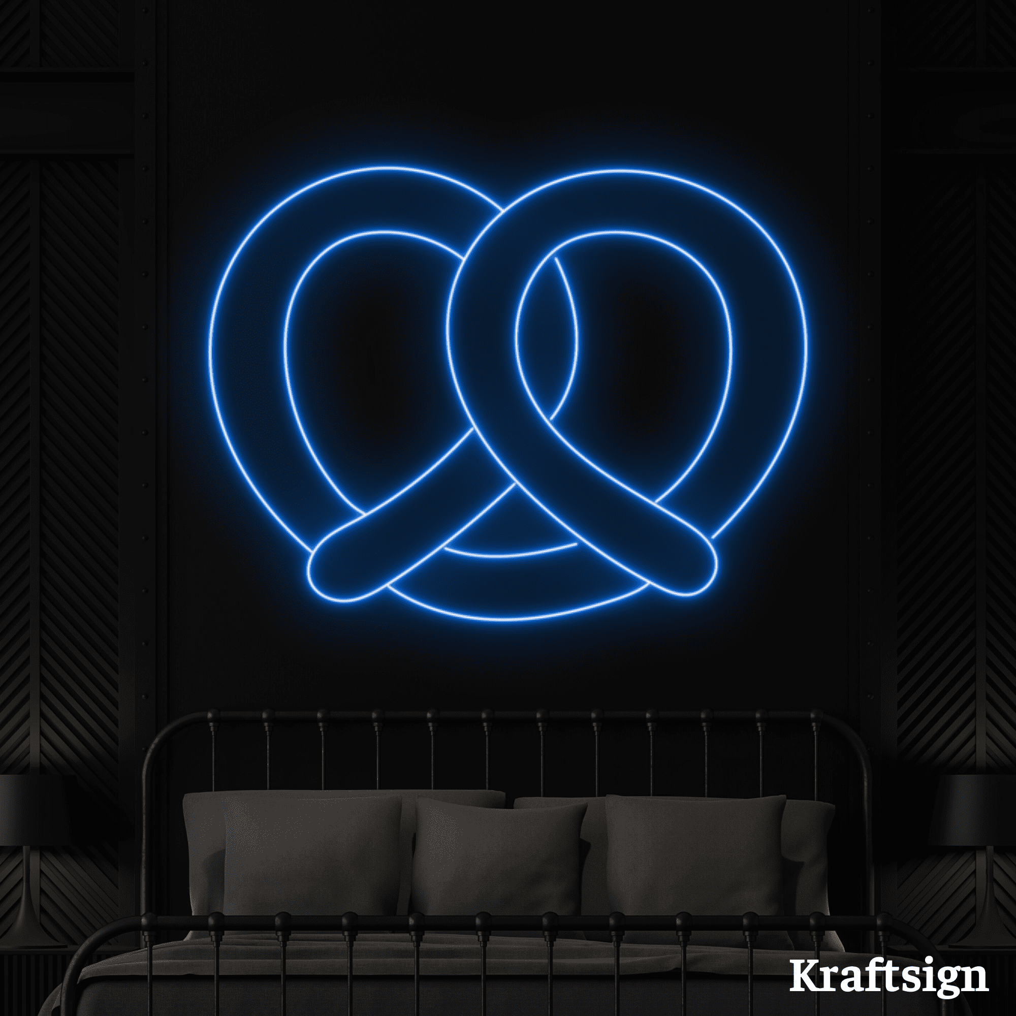 Craftnamesign The Pretzel Bakery Neon Sign, Bakery Shop Sign, Kitchen ...