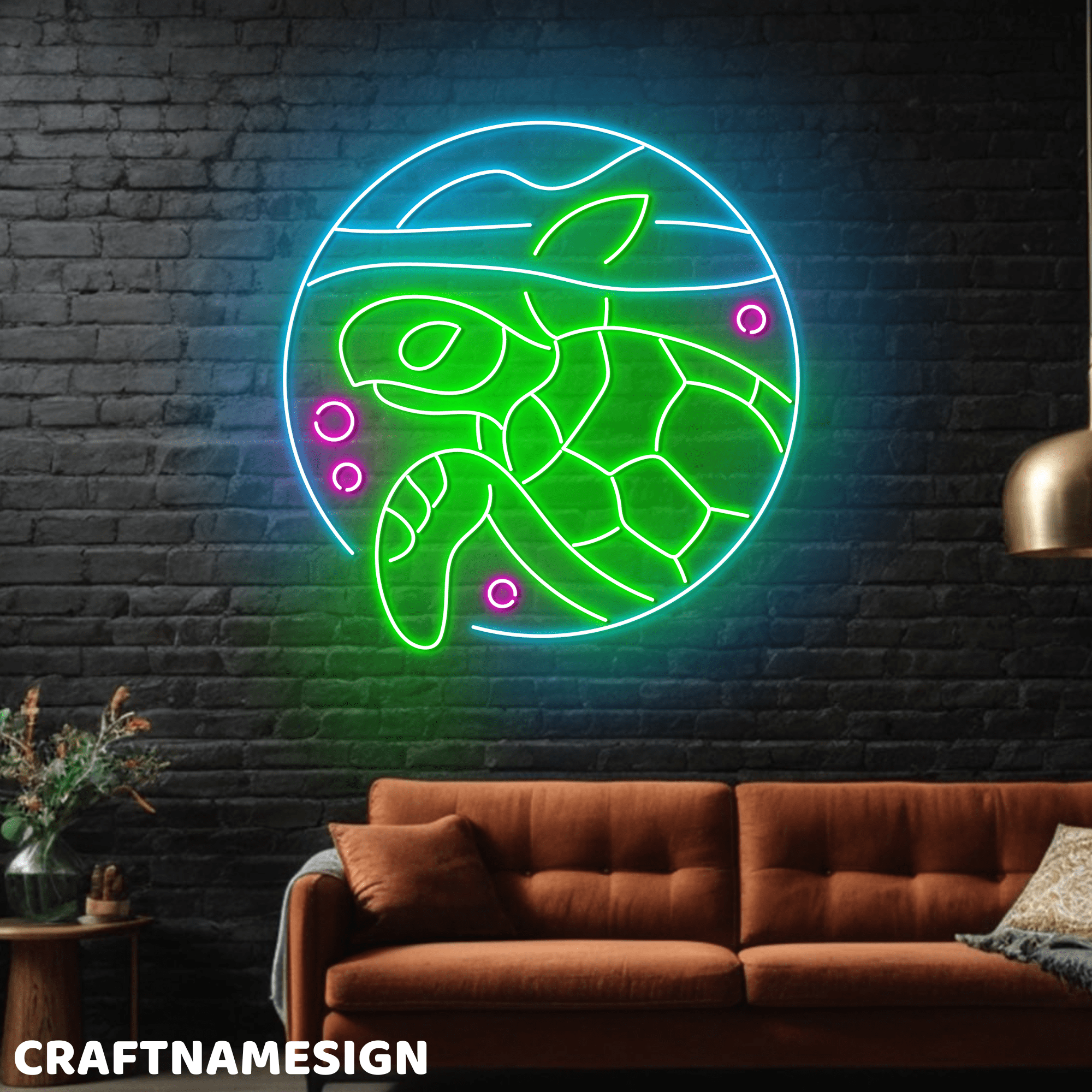 Craftnamesign Turtle Neon Light, Sea Animal LED For Living Room Store ...