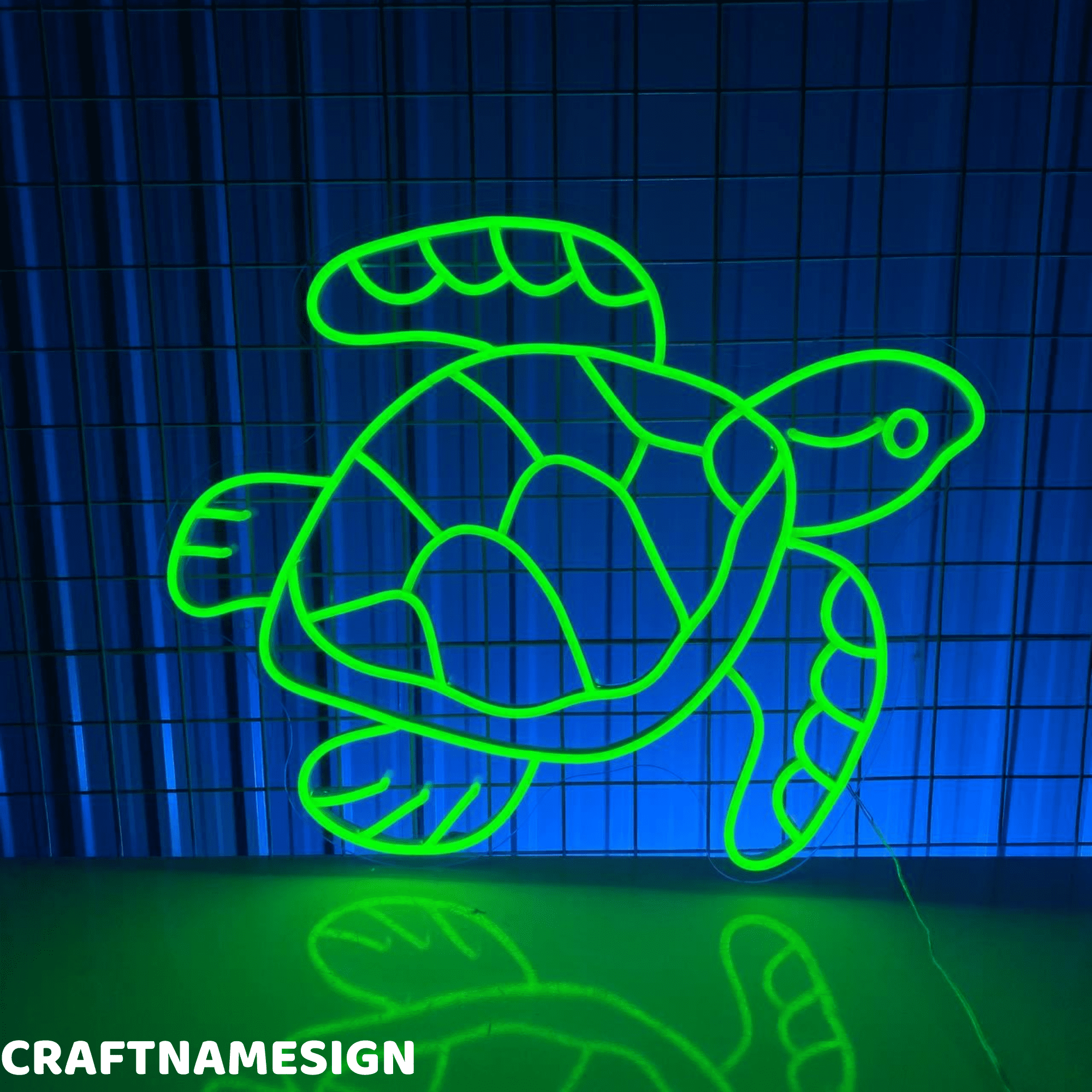 Craftnamesign Turtle Neon Sign, Bedroom Led Light Wall Decor, Kids Zone ...