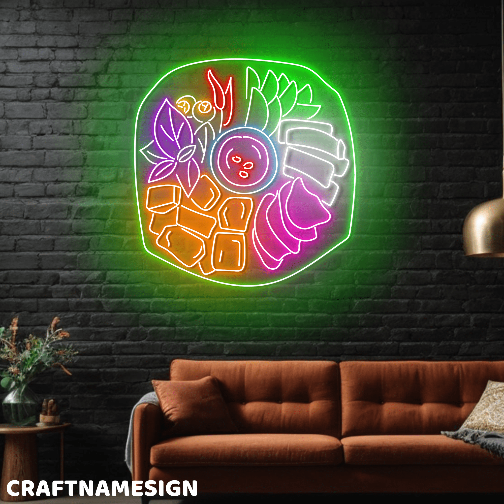 Craftnamesign Vietnamese Food Neon Light Wall Sign For Asian Restaurant ...