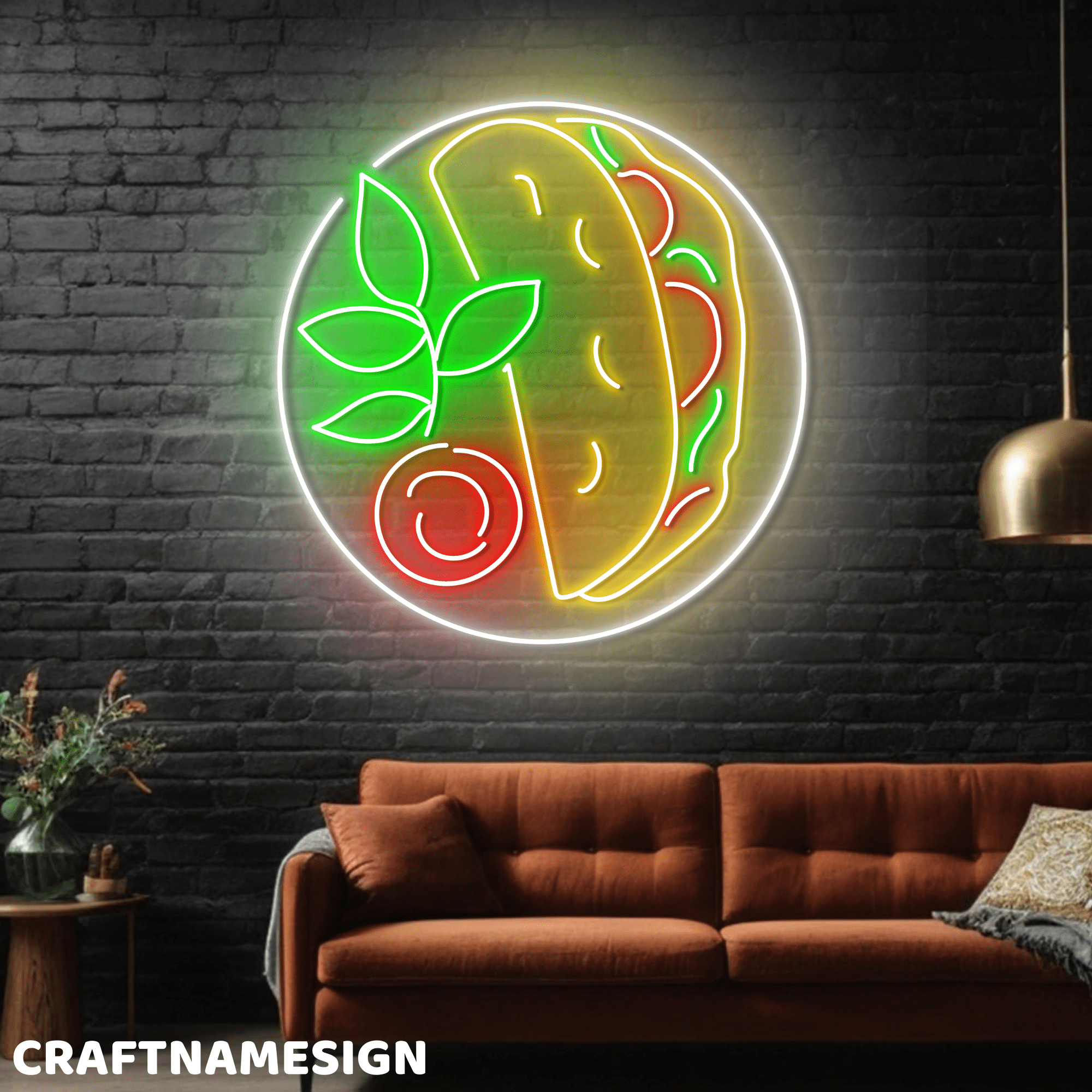 Craftnamesign Vietnamese Pancake Neon Sign, Restaurant Wall Sign ...