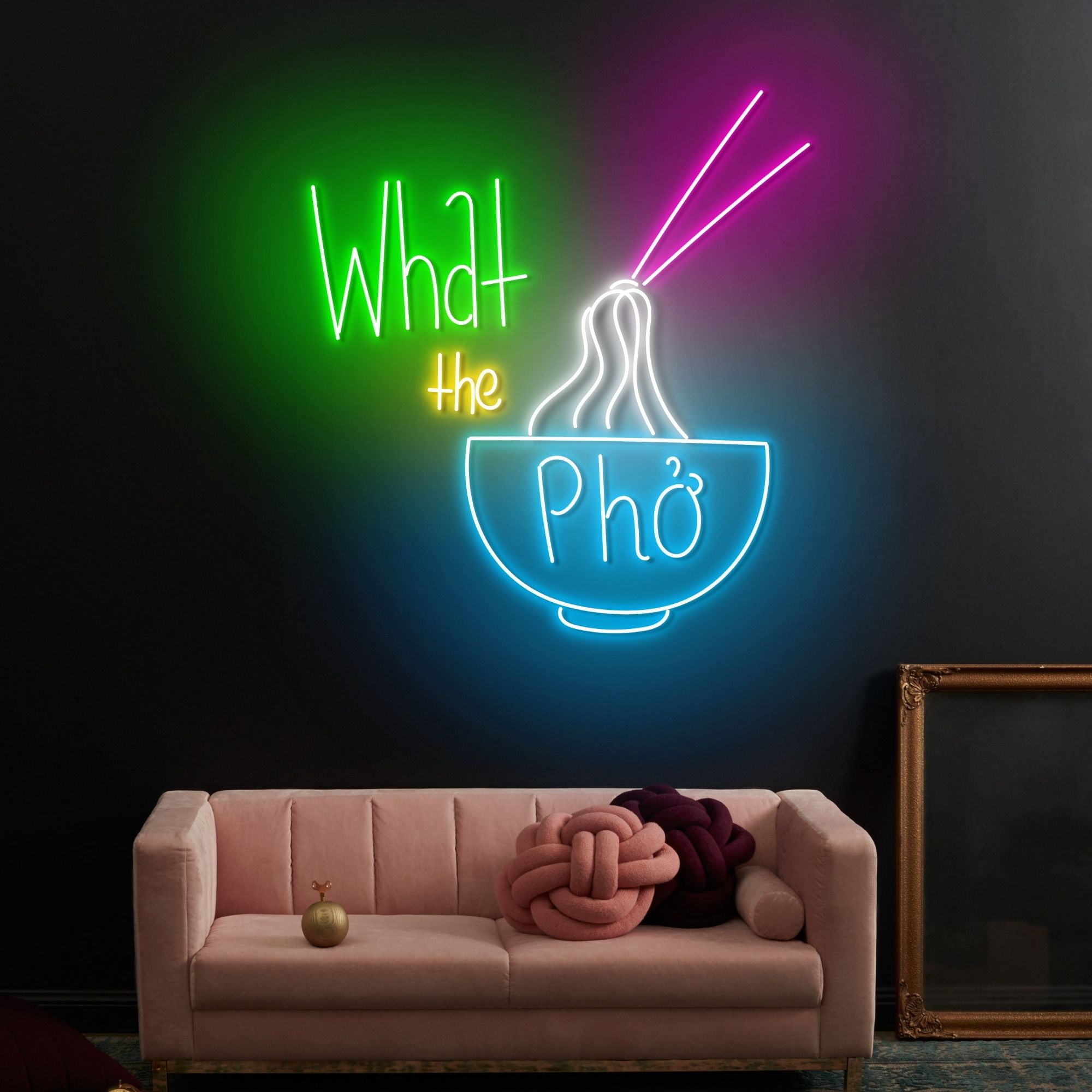 Craftnamesign What The Pho Neon Art, Noodle Vietnamese Wall Art ...
