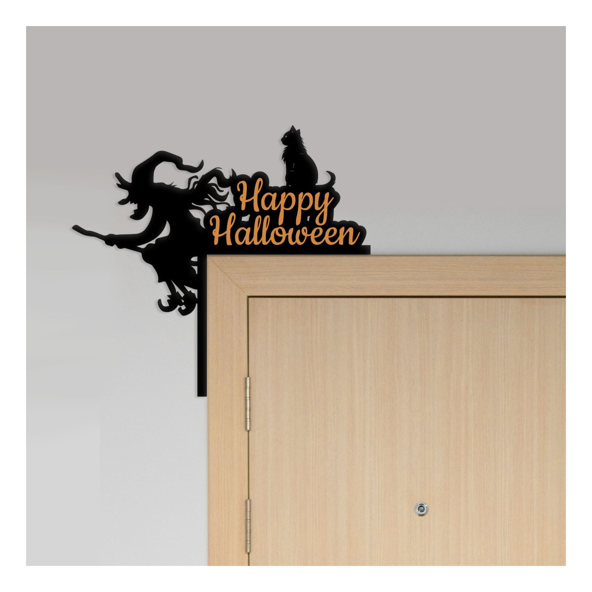 Craftnamesign Witch Metal Door Corner for Home Door, Halloween Door ...