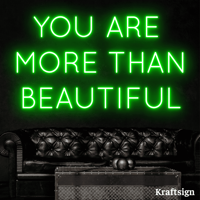 Craftnamesign You Are More Than Beautiful, Quote Art, Beauty Studio ...