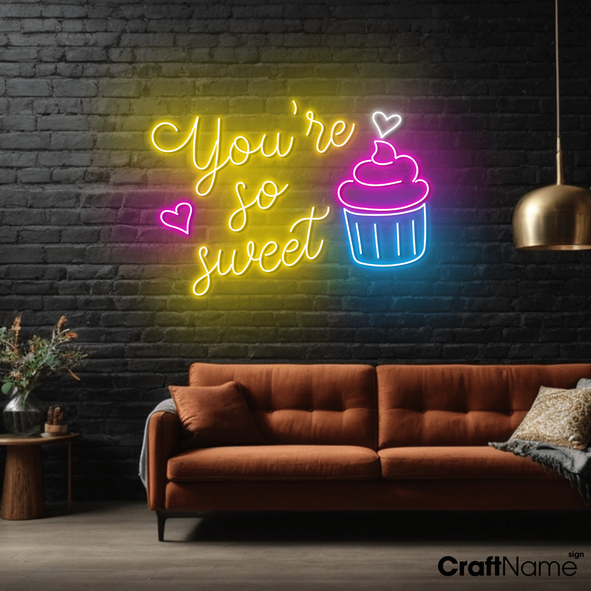 Craftnamesign You're So Sweet Neon Light For Cake Dessert Shop Wall ...