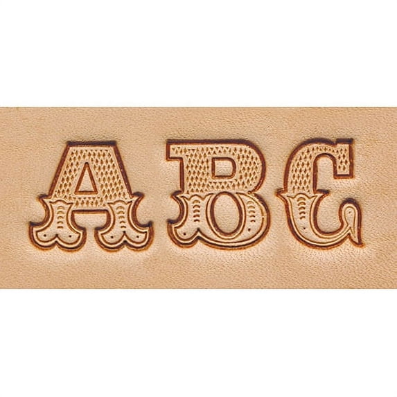 Alphabet Stamp Set-Leather Art .75" - Walmart.com
