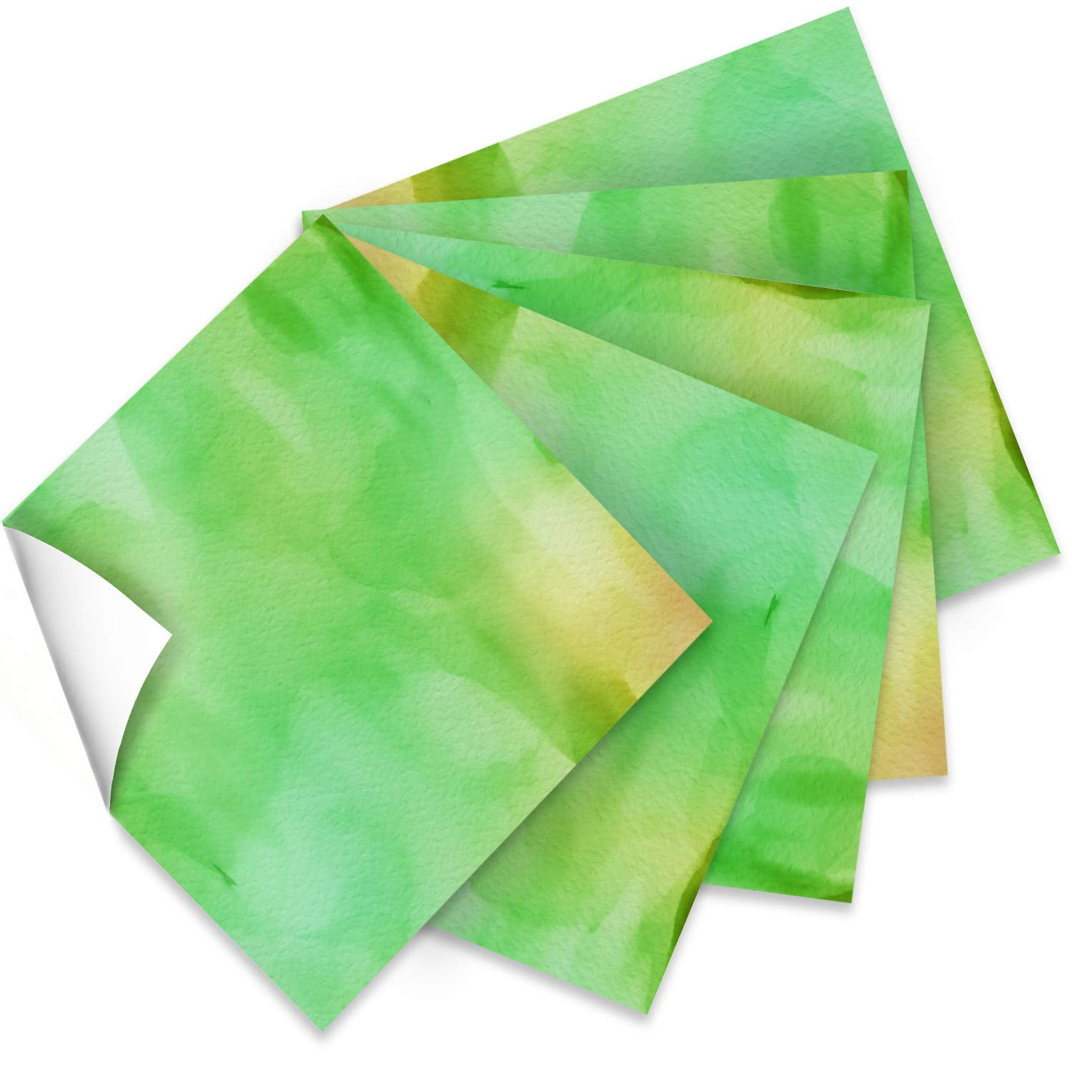 Craftopia Craft Vinyl Squares, 12" x 12" Watercolor Patterned Sheets ...