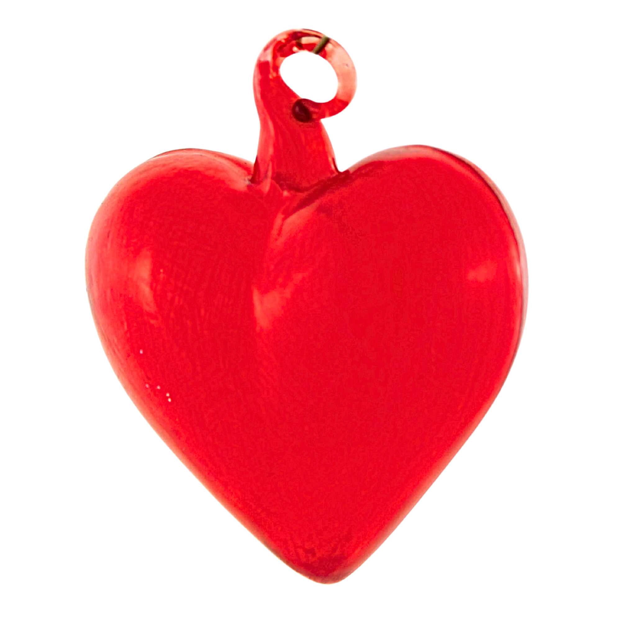 Craftoutlet.Com 2.00In Small Glass Heart, Glass, Valentine Love ...