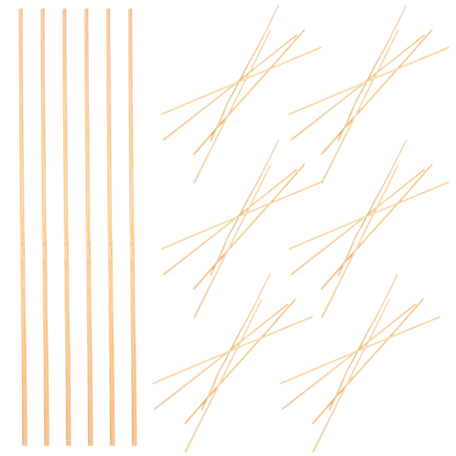 Crafts 100 Pcs Brite Popular Blank Handicraft Sticks Supplies ...