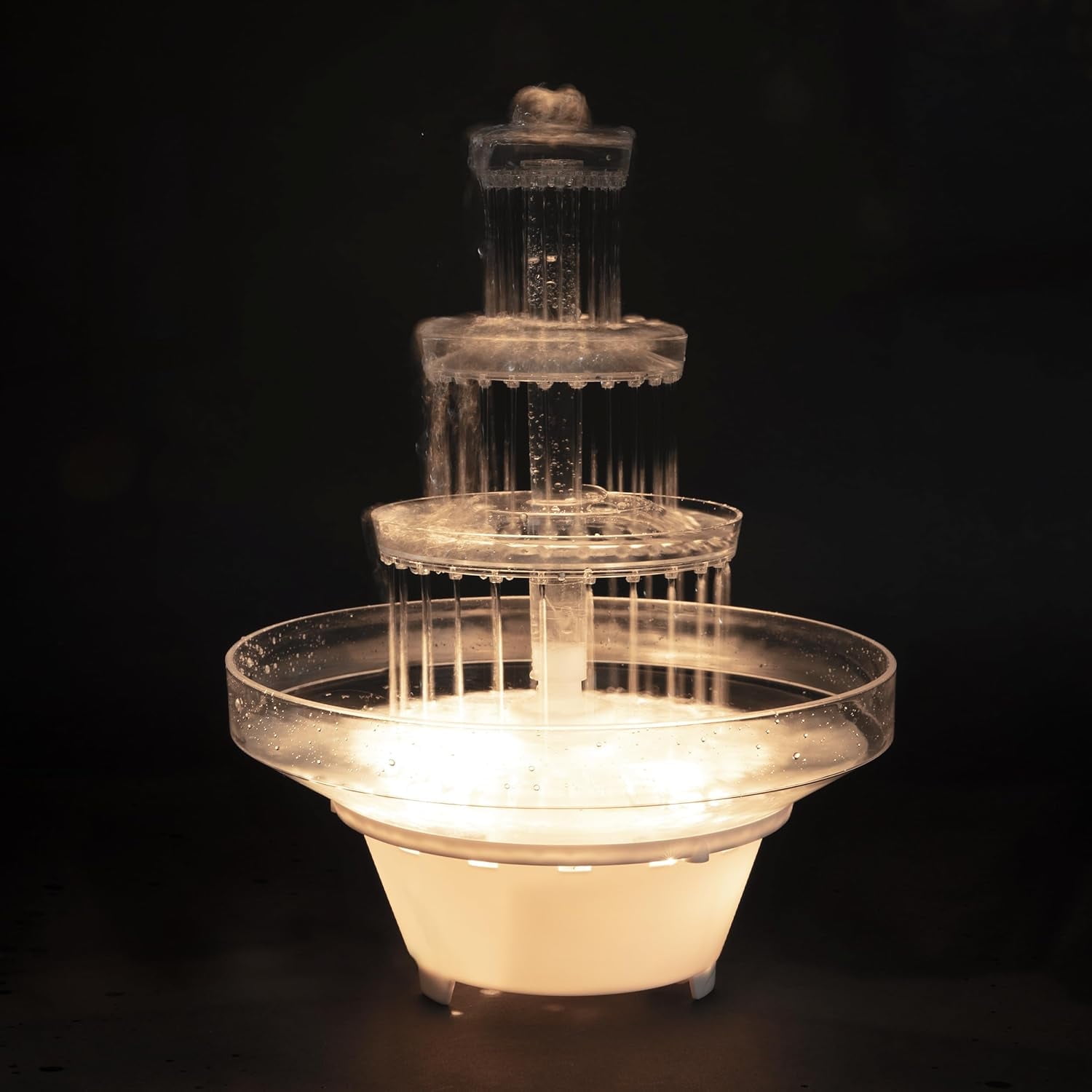 Crafts Central Contemporary Wedding Clear Plastic Lighted Water ...