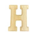 Crafts Central Pine Wood Beveled Wooden Alphabet Letters for Arts ...