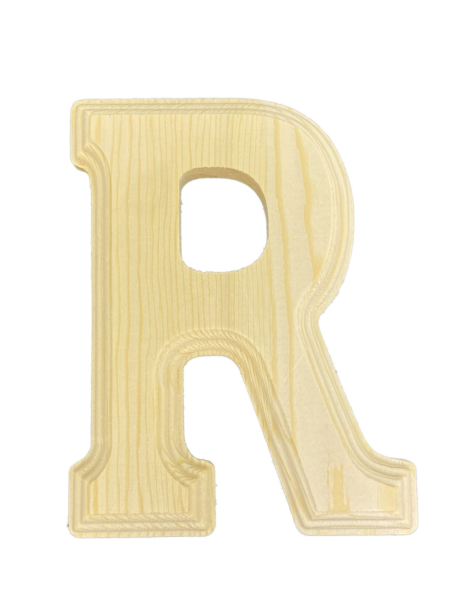 Crafts Central Pine Wood Beveled Wooden Alphabet Letters for Arts ...