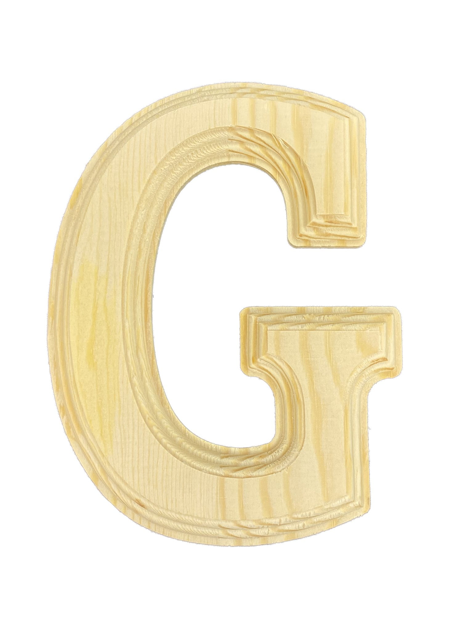 Crafts Central Pine Wood Beveled Wooden Alphabet Letters for Arts ...