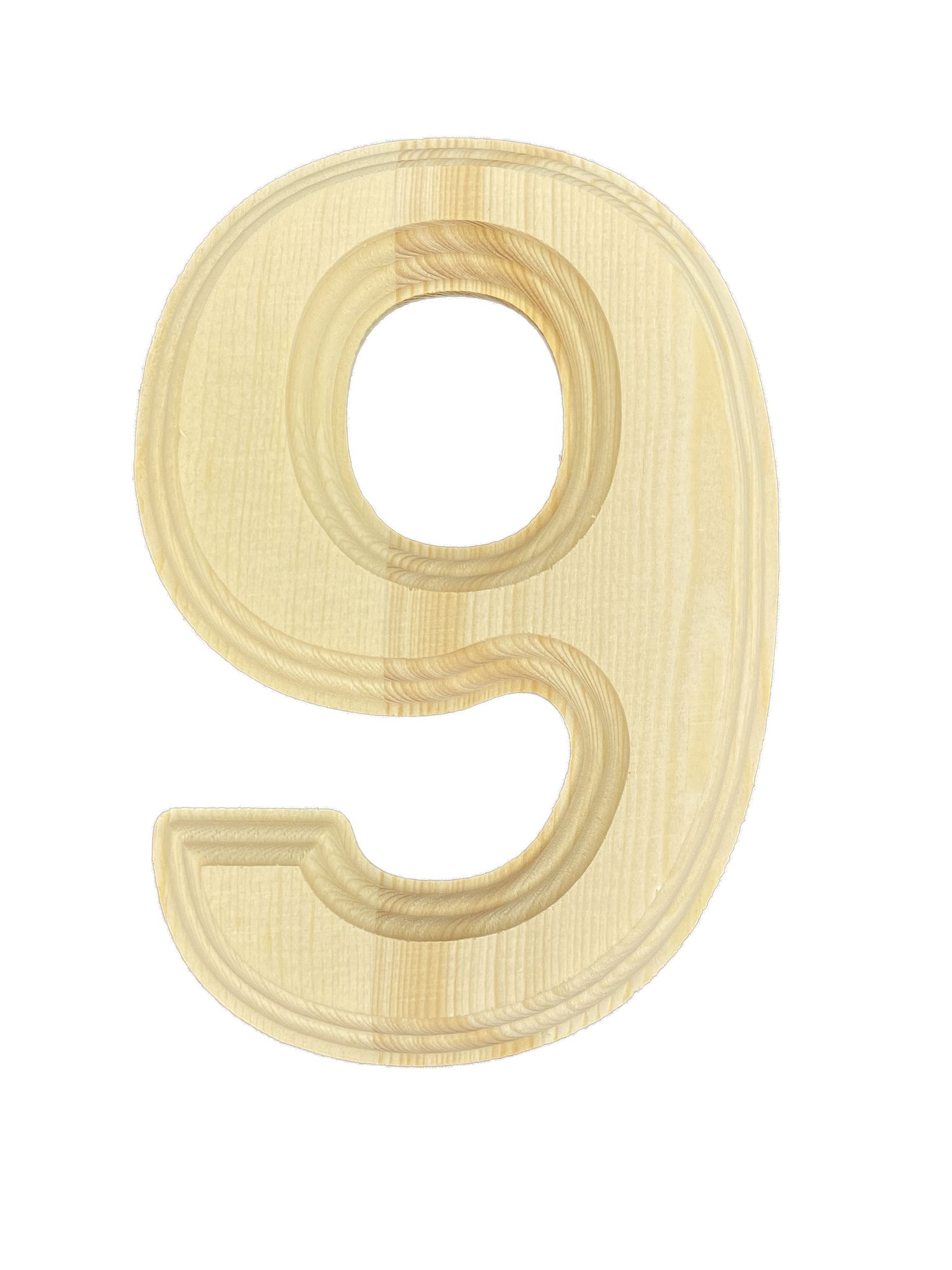 Crafts Central Pine Wood Beveled Wooden Numbers for Arts & Crafts ...