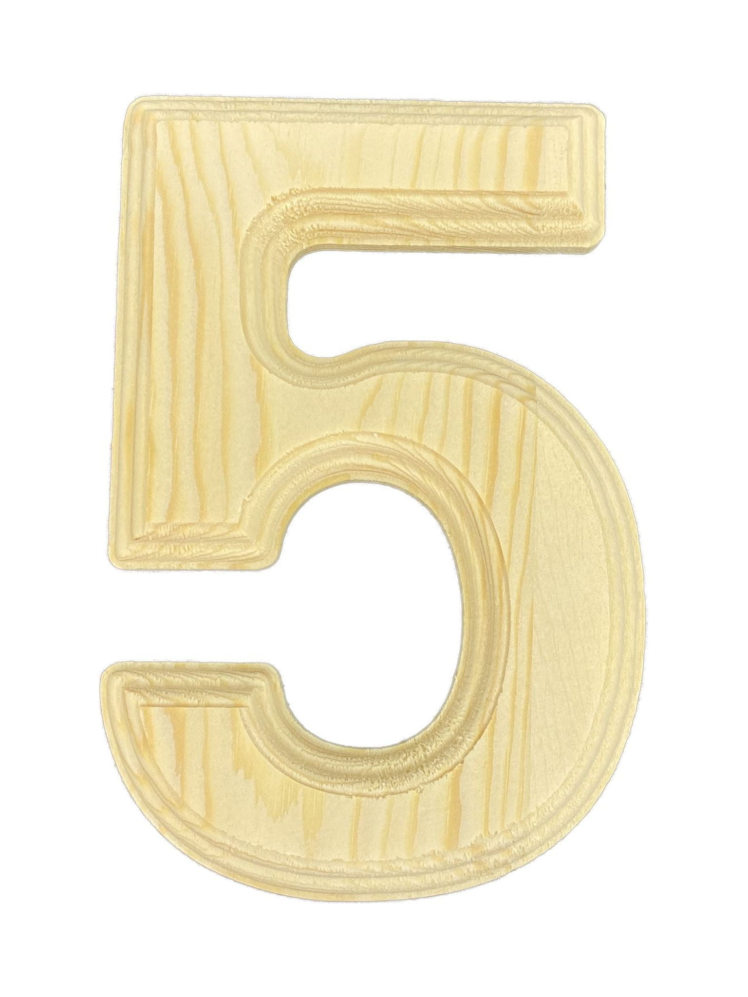 Crafts Central Pine Wood Beveled Wooden Numbers for Arts & Crafts ...