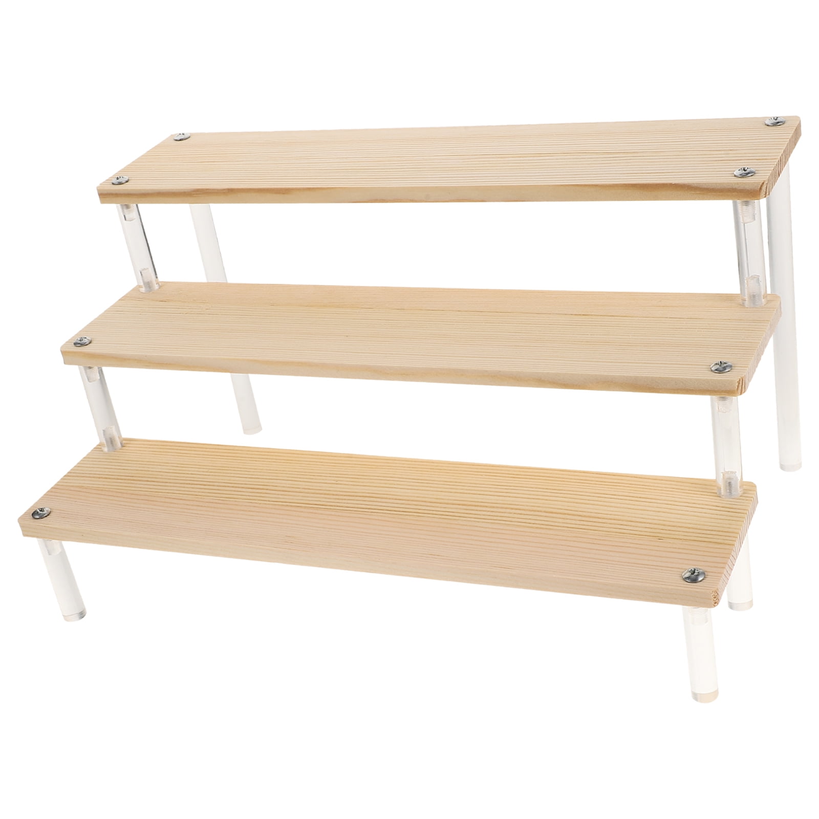 Crafts Display Stand Layered Step Rack Organization Shelf Cupcake ...