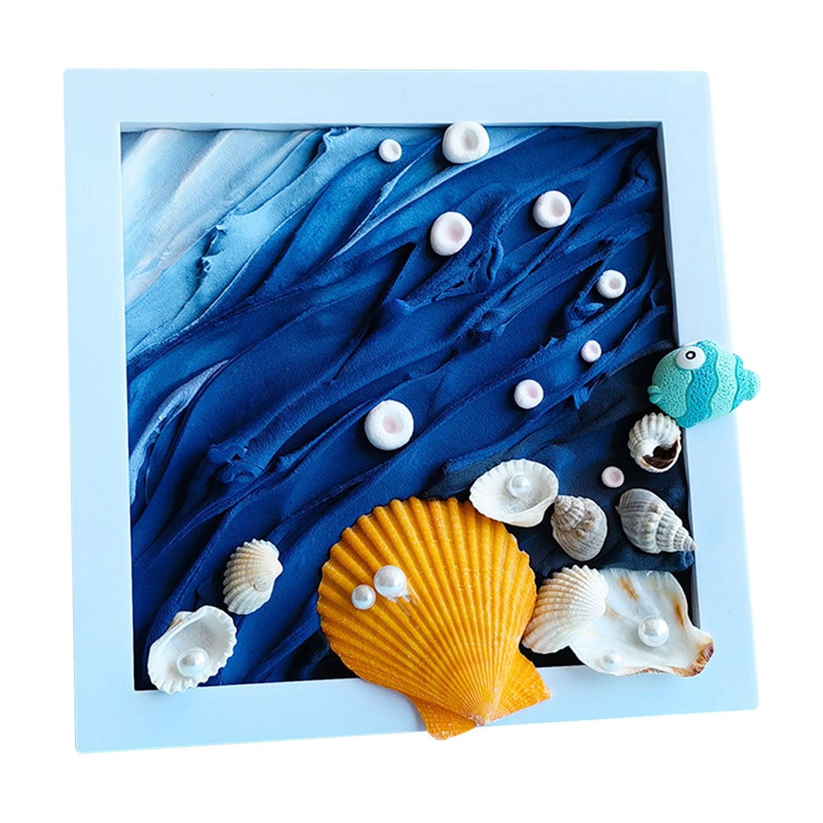 Crafts Photo Frame for Kid, Diy Picture Frame Kit, Handmade Shell ...