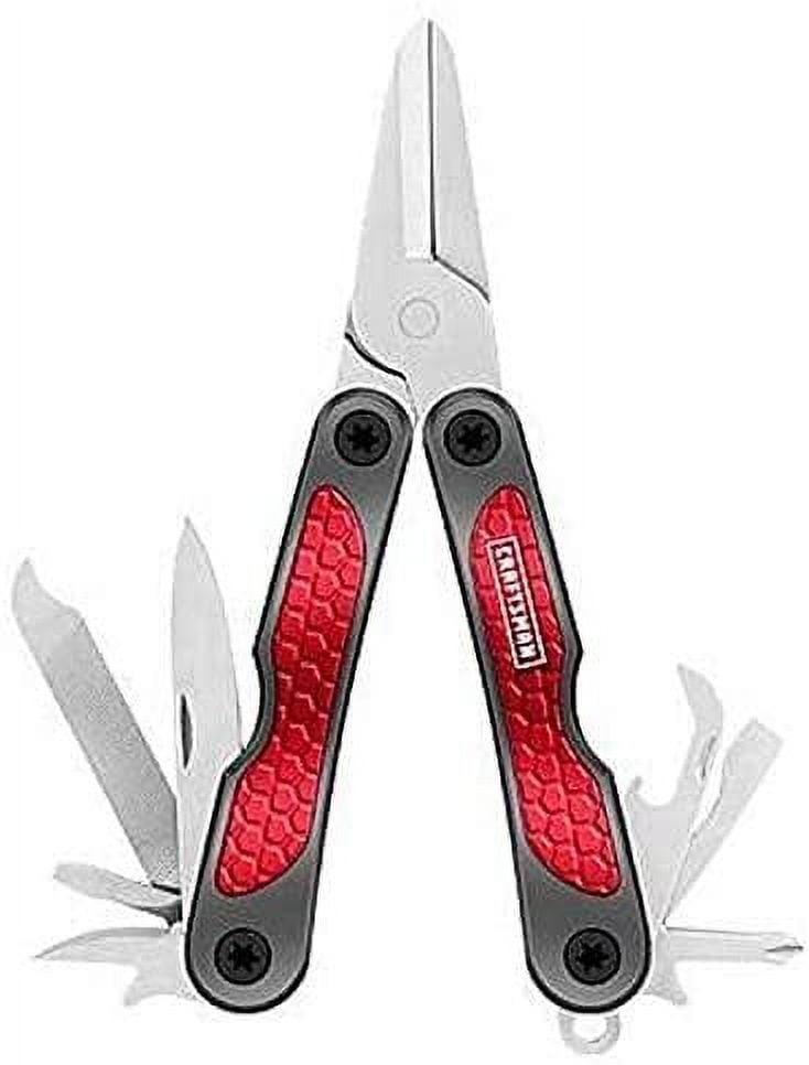 Craftsman 10-in-1 Mini Multi Tool, Red - Walmart Business Supplies