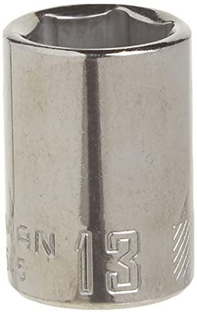 Craftsman 13 mm X 3/8 in. drive Metric 6 Point Shallow Socket - Walmart.com