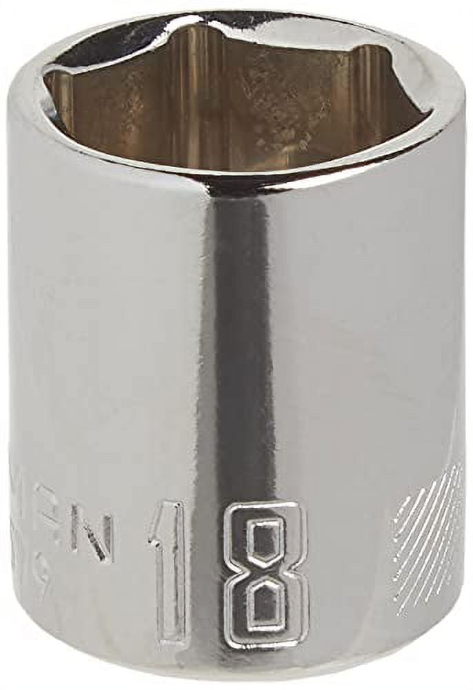 CRAFTSMAN 18mm Metric Shallow Socket, 3/8-Inch Drive, 6-Point with Rust ...
