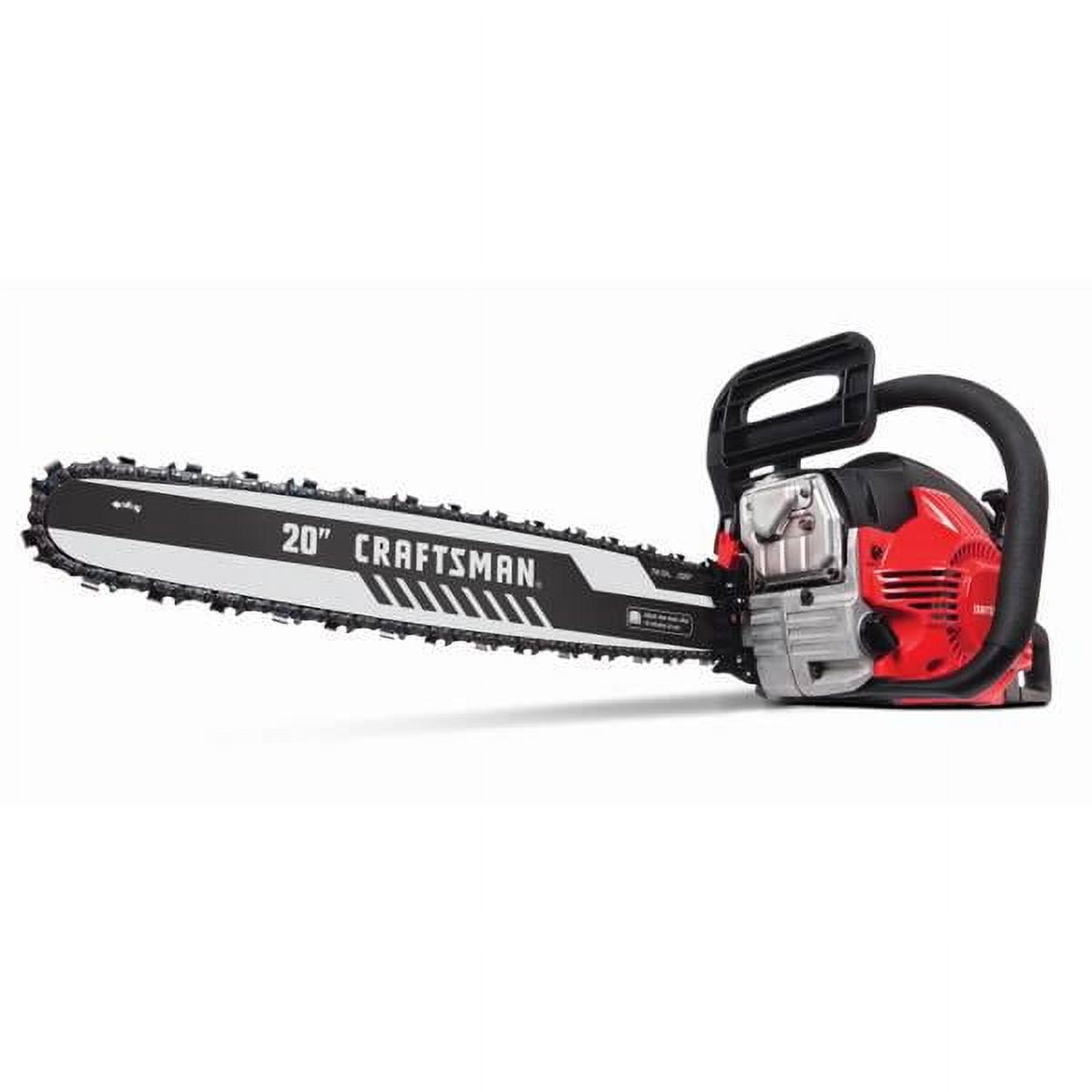 CRAFTSMAN S205 20” 46cc 2-Cycle Gas Powered Chainsaw, Easy Start ...