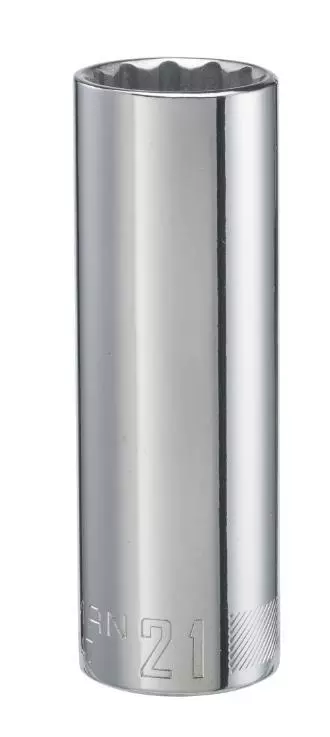 Craftsman 21 mm X 3/8 in. drive Metric 12 Point Deep Deep Socket ...