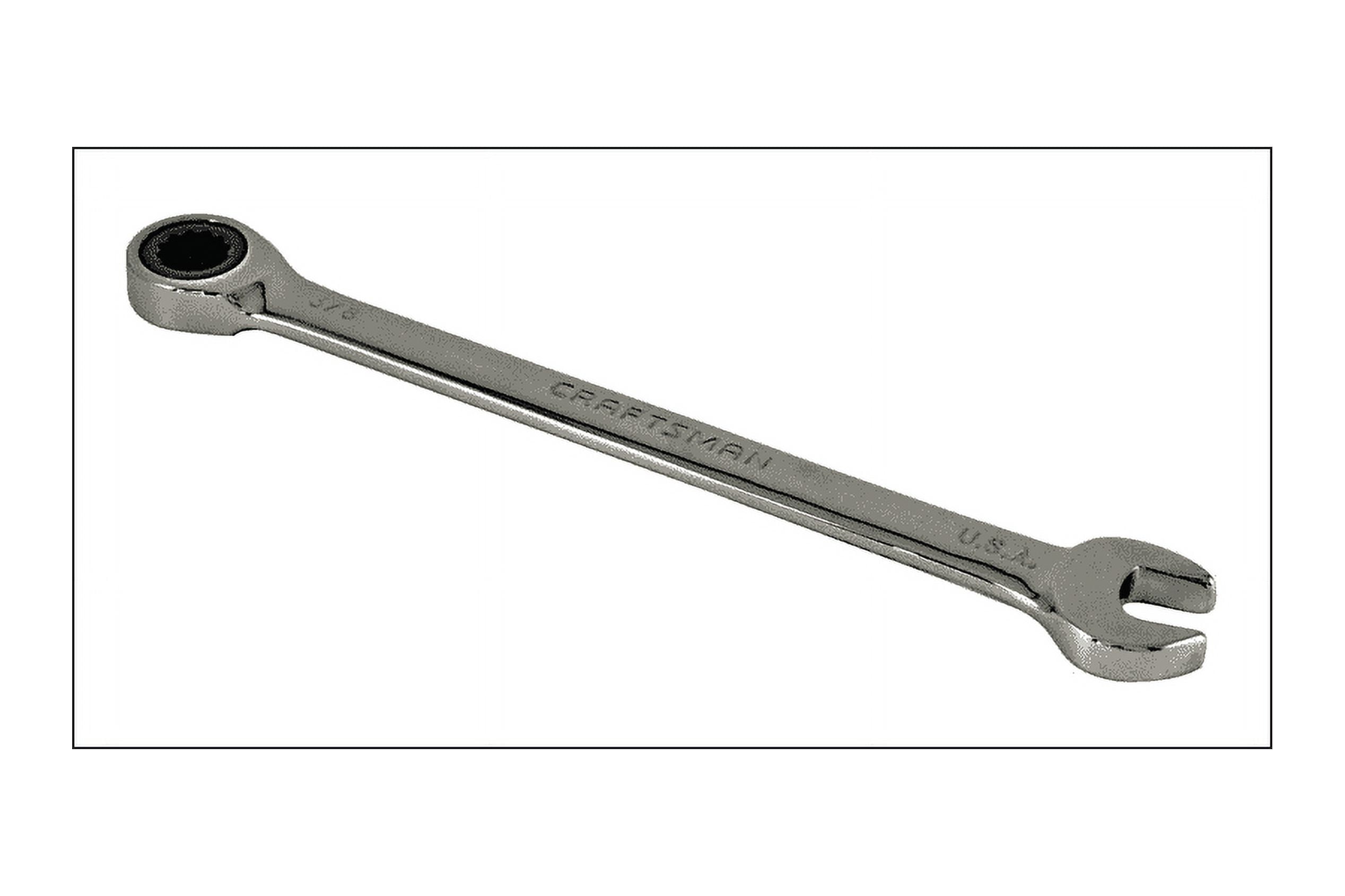 CRAFTSMAN Ratcheting Wrench, SAE, 3/8-Inch, 72-Tooth, 12-Point ...
