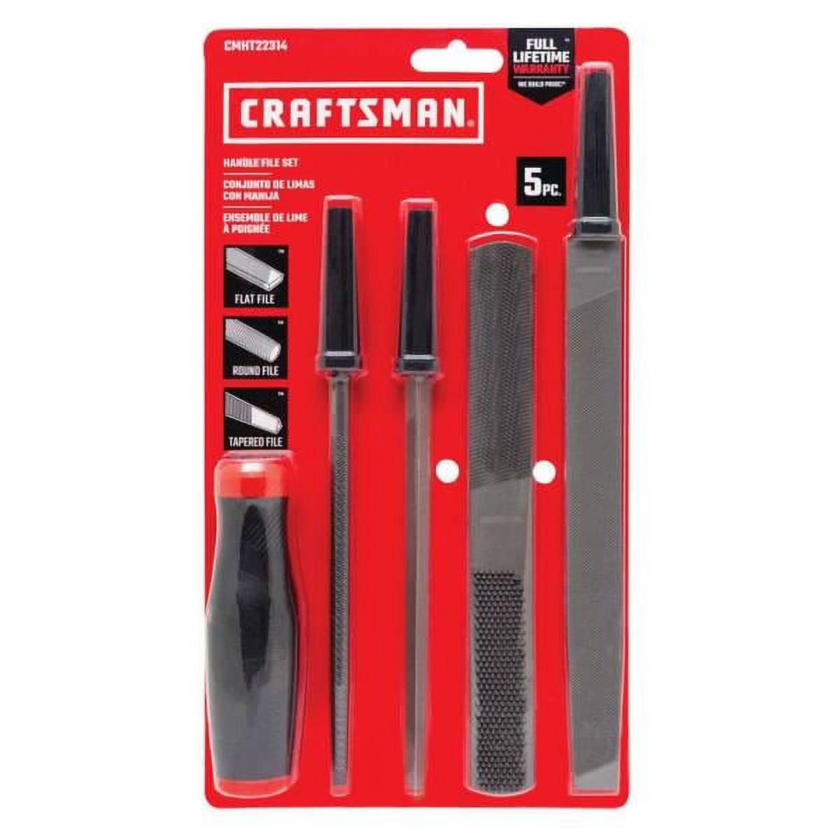 Craftsman 5-Piece Handle File Set - Walmart.com