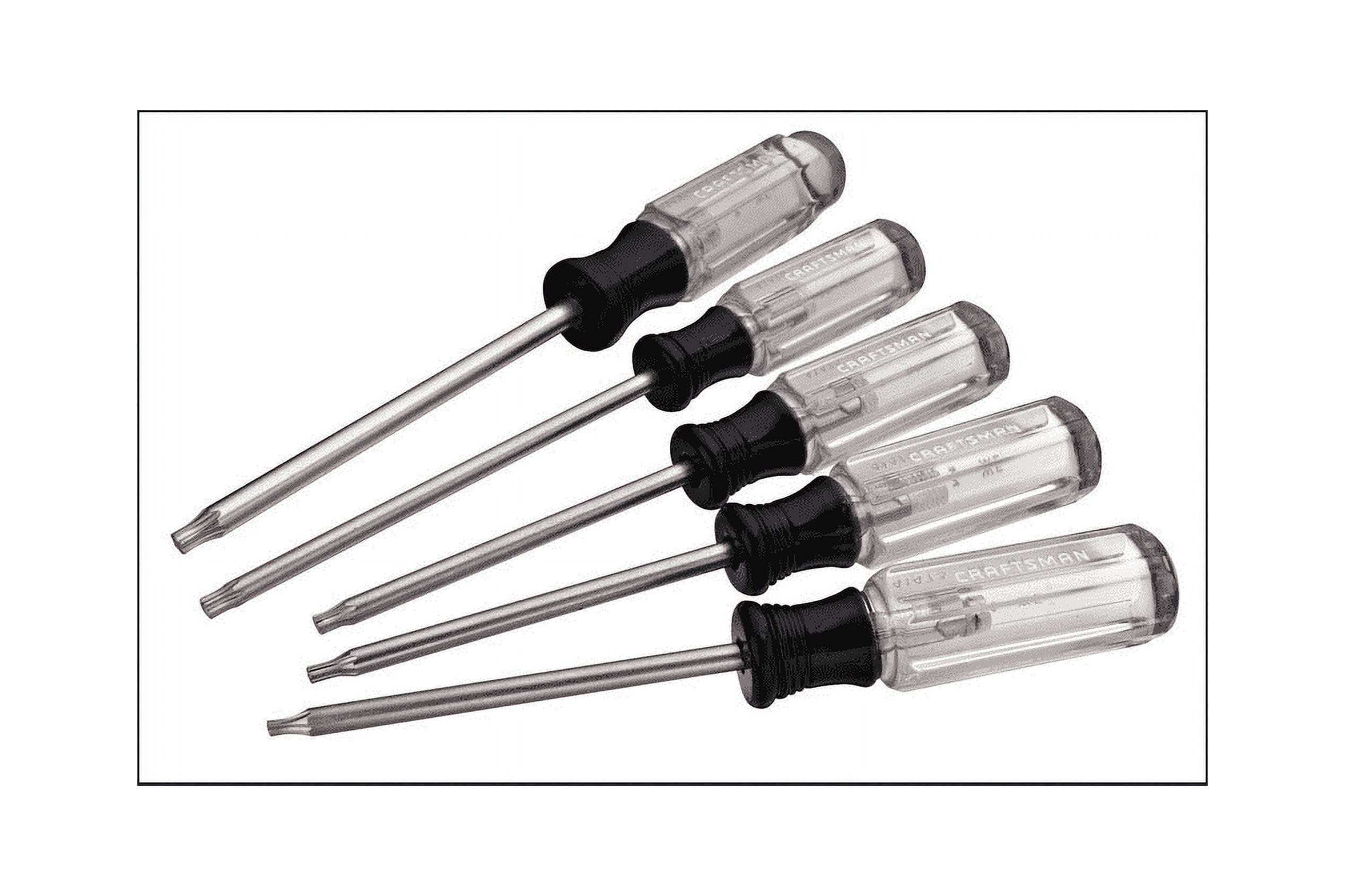 Craftsman 5 Piece Torx Screwdriver Set, 9-41404 - Walmart.com