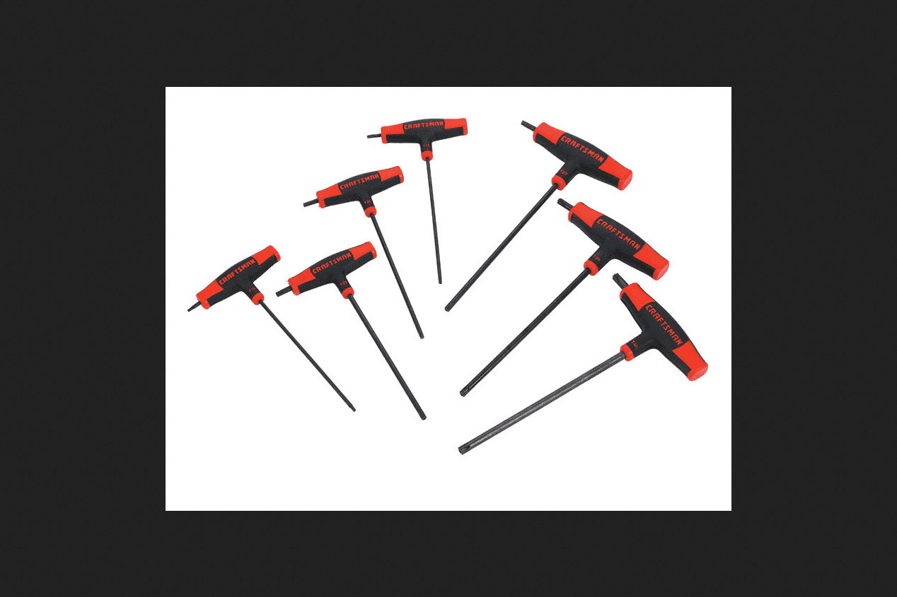 Craftsman 9-46410 T-Through Handle Torx Hey Key Set, 7 Piece - Walmart.com
