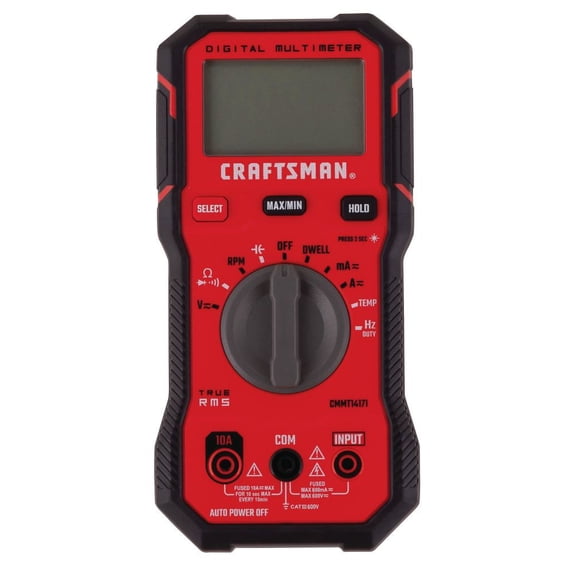 Craftsman Automotive Digital Multimeter 600V Trms - Walmart.com