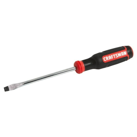 Craftsman Bi-Material Handle Slotted Head Screwdriver - Walmart.com