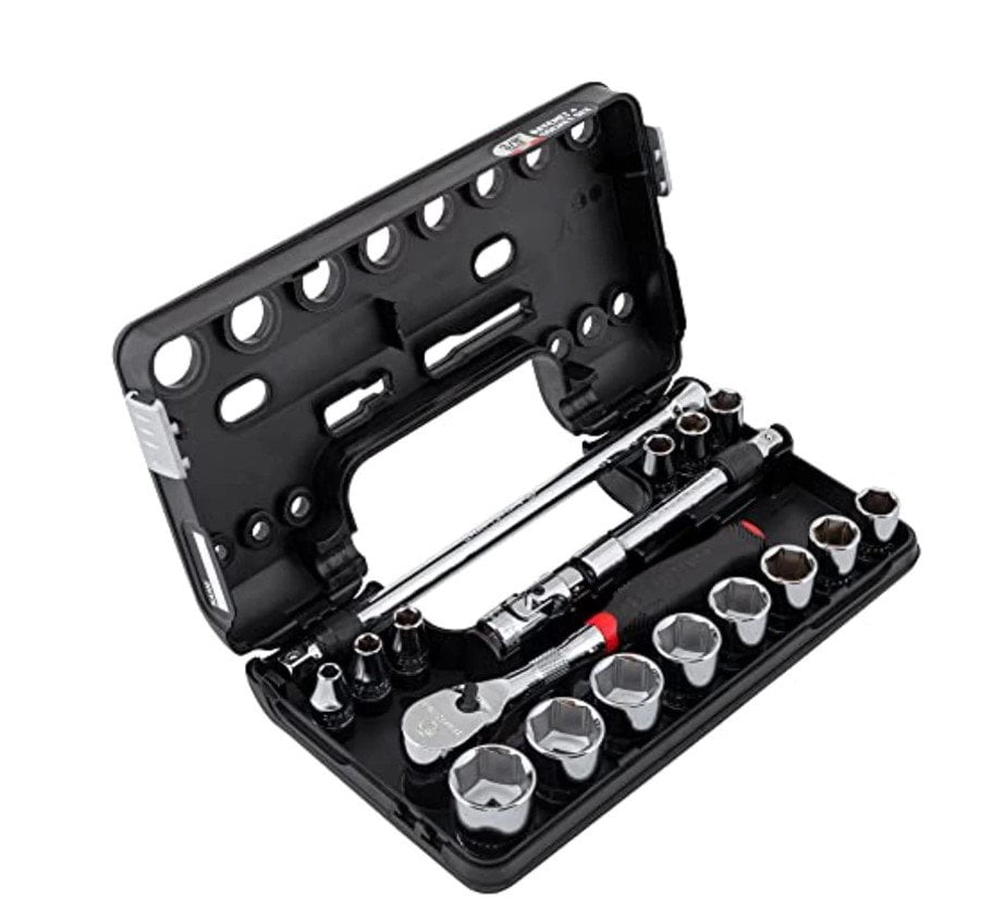 Craftsman CMMT45752V V-Series 3'8" Drive SAE Socket Set - Walmart.com