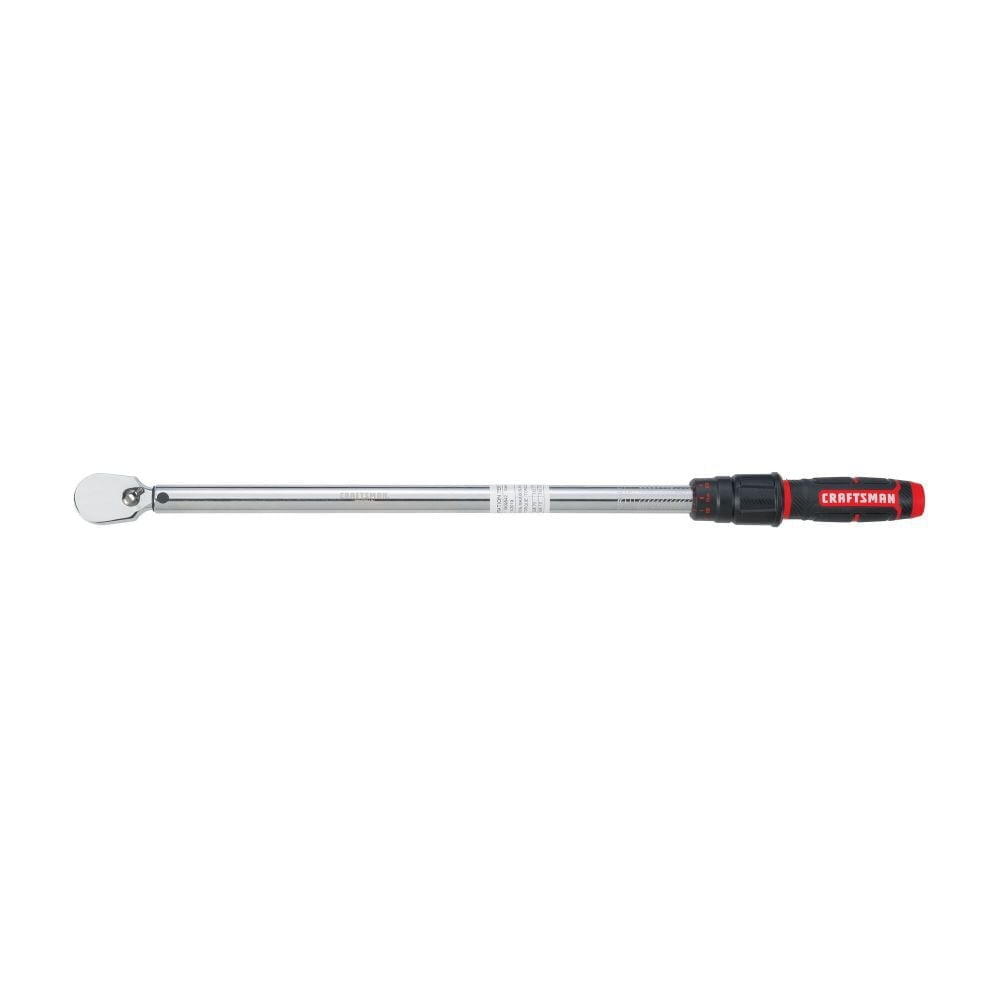 Craftsman 1/2" Drive Micrometer Torque Wrench, Adjustable, Portable ...