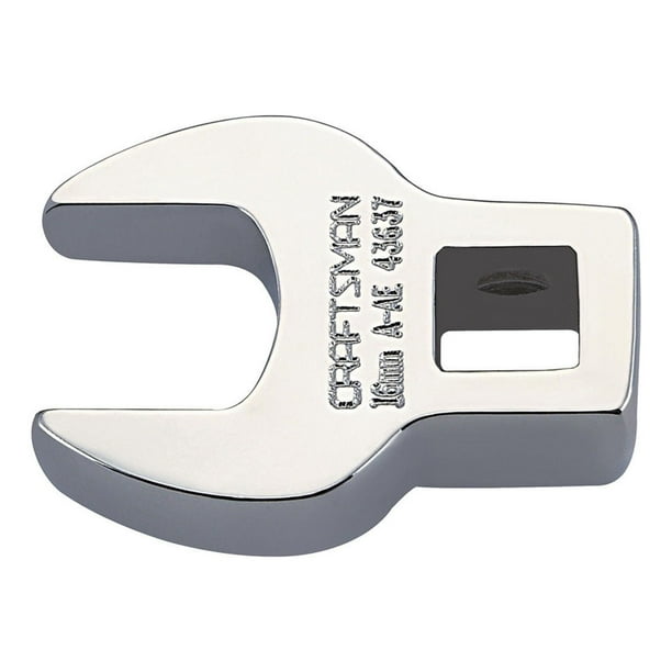 Craftsman Crowfoot Wrench 3/8 in. Square Drive 16 mm Open End Metric ...