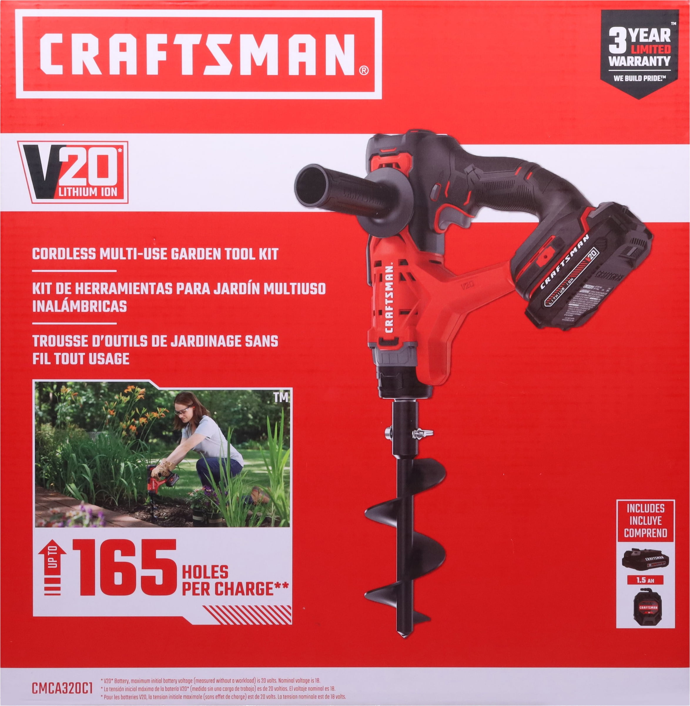 Craftsman Outdoor Power Multi-Use Cordless Garden Tool Kit - Walmart.com