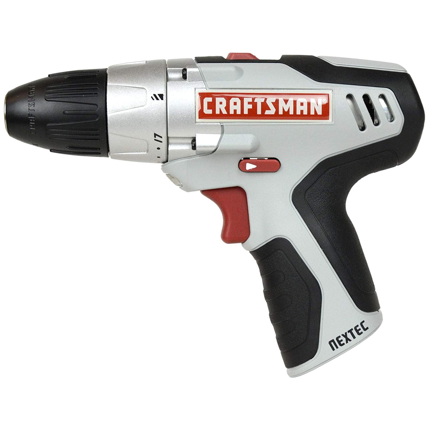 Craftsman Nextec 12V Cordless Drill/Driver, 2-Speed, 18 Position Clutch ...