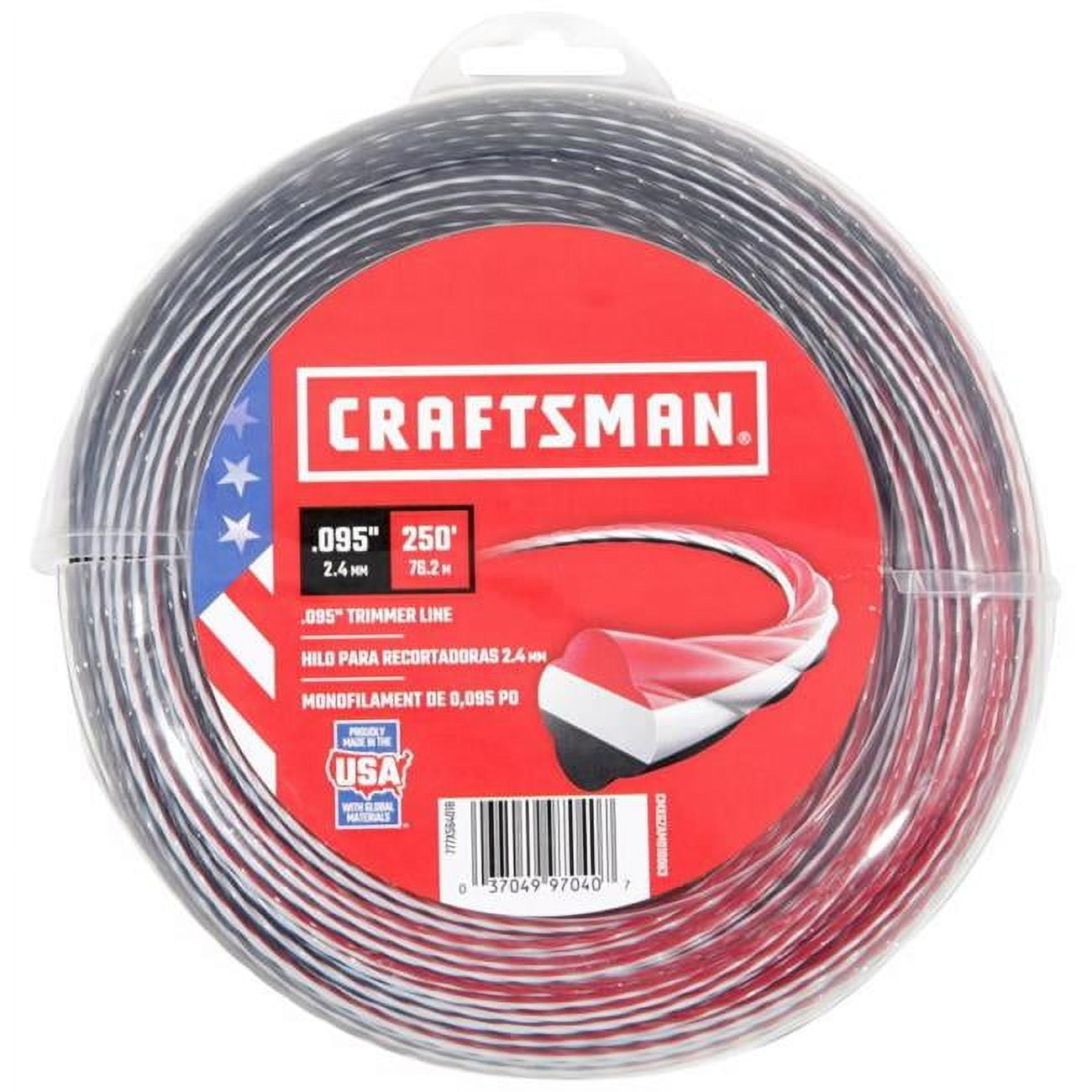 Craftsman 7038006 0.09 in. x 250 ft. Professional Grade Trimmer Line ...