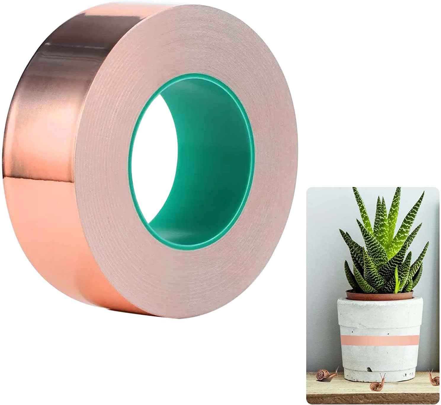 Craftsman'S Delight, Copper Foil Tape, 30mm X 20m, For Grounding, Diy ...