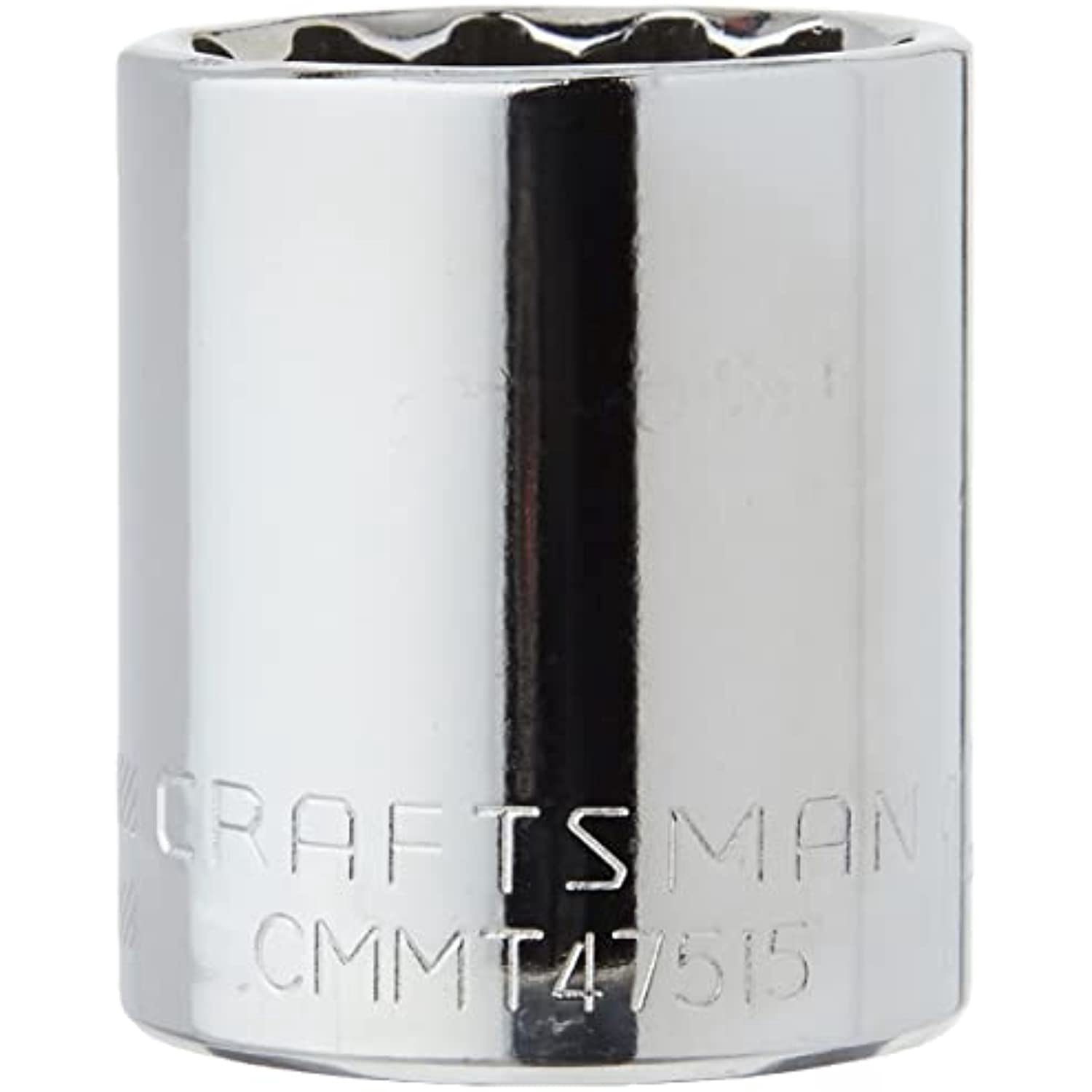 CRAFTSMAN Shallow Socket, SAE, 1/2-Inch Drive, Inch, 12-Point (CMMT ...