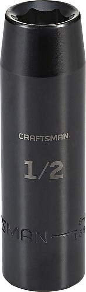 Craftsman Sockets, 1/2" Drive 1/2" SAE Deep Impact CMMT15997 - Walmart.com