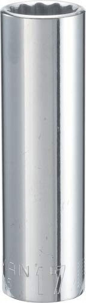 CRAFTSMAN Deep Socket, Metric, 1/2-Inch Drive, 17mm, 12-Point ...